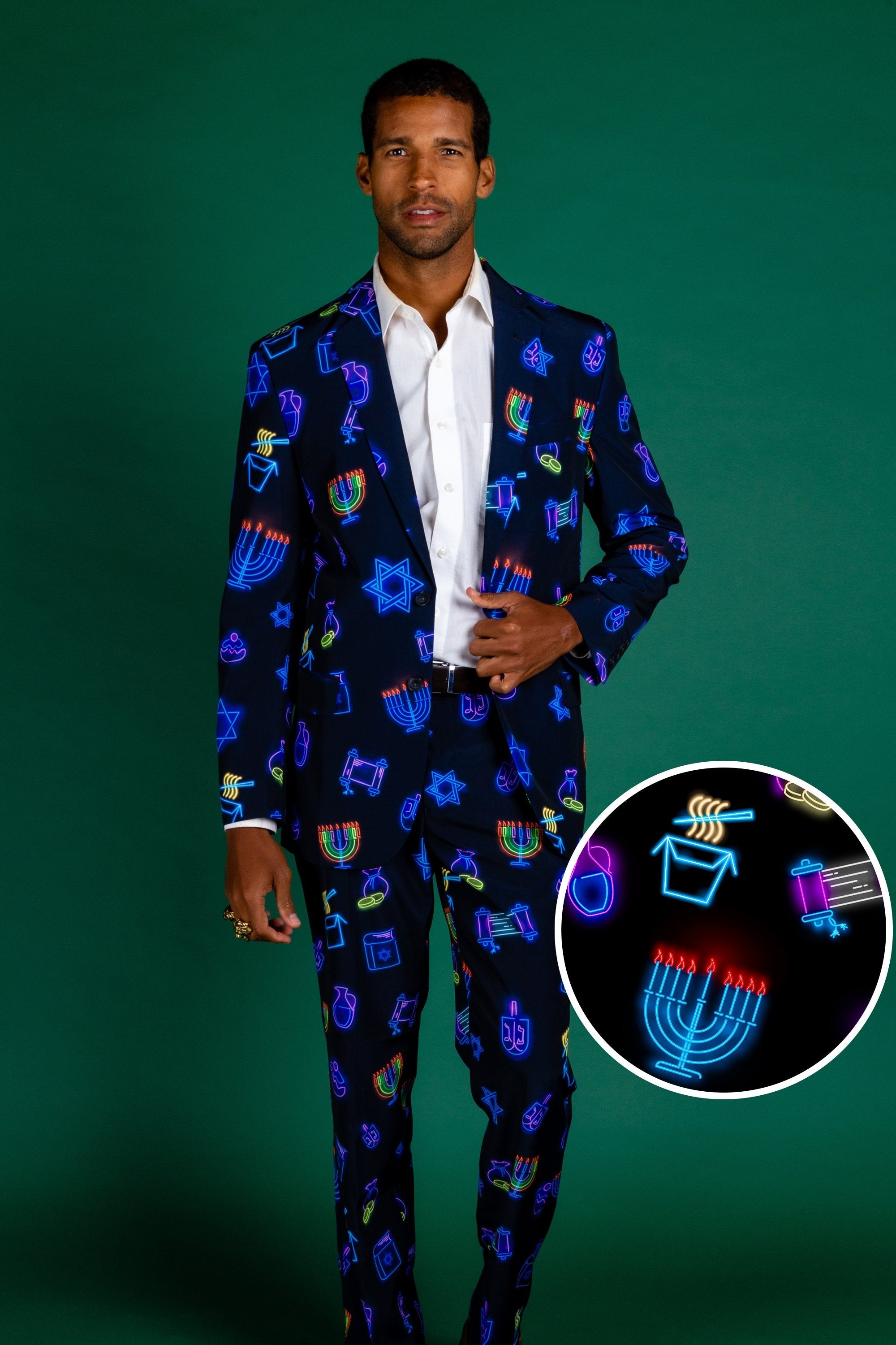 The Latke'd and Loaded | Hanukkah Suit – Man Cave And Apparel