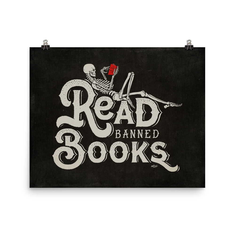 Read Banned Books Poster – Man Cave And Apparel