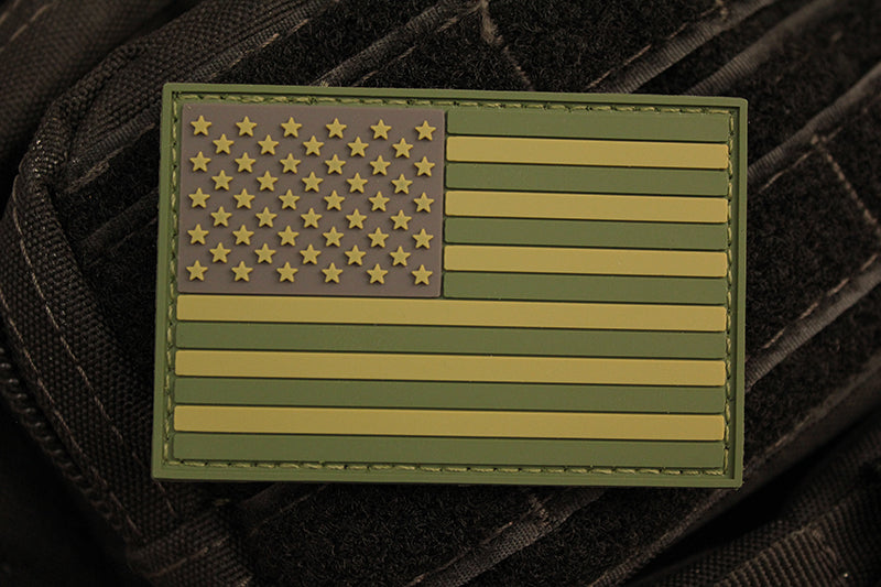 American Flag Multicam Morale Patch (PVC) – Man Cave And Apparel