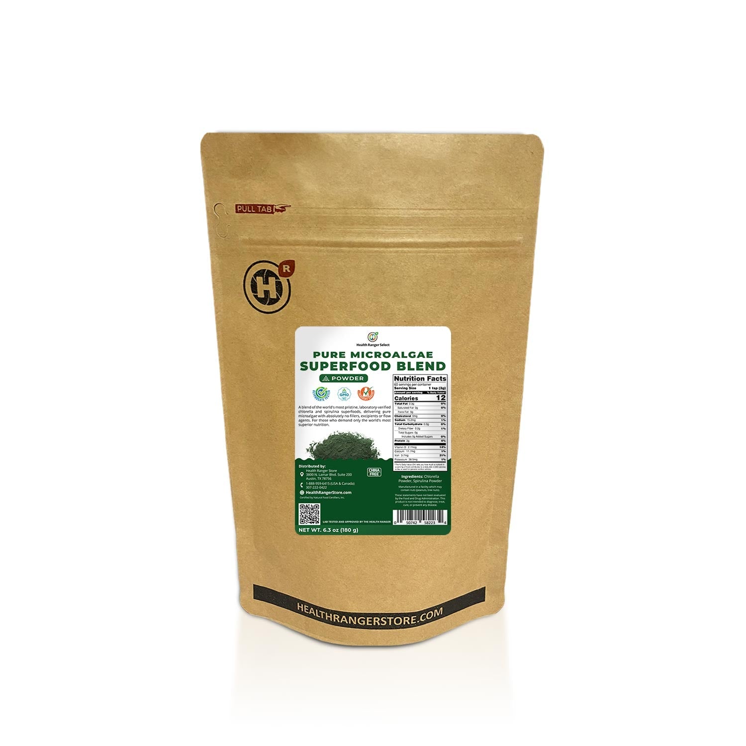 Pure Microalgae Superfood Blend Powder 6.3oz 180g – Man Cave And Apparel