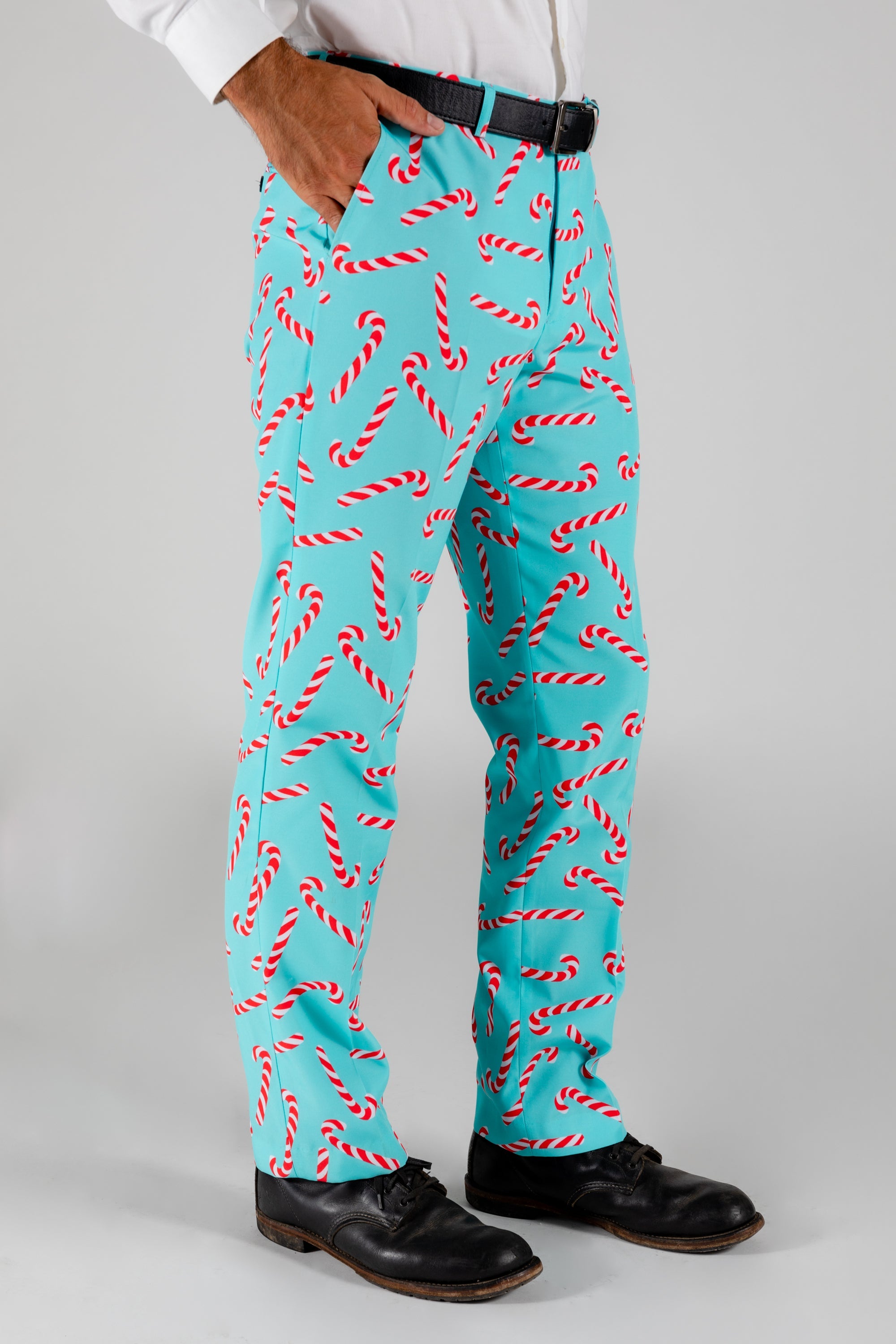 The Peppermint Pimp Canes | Candy Cane Print Christmas Pants – Man Cave ...