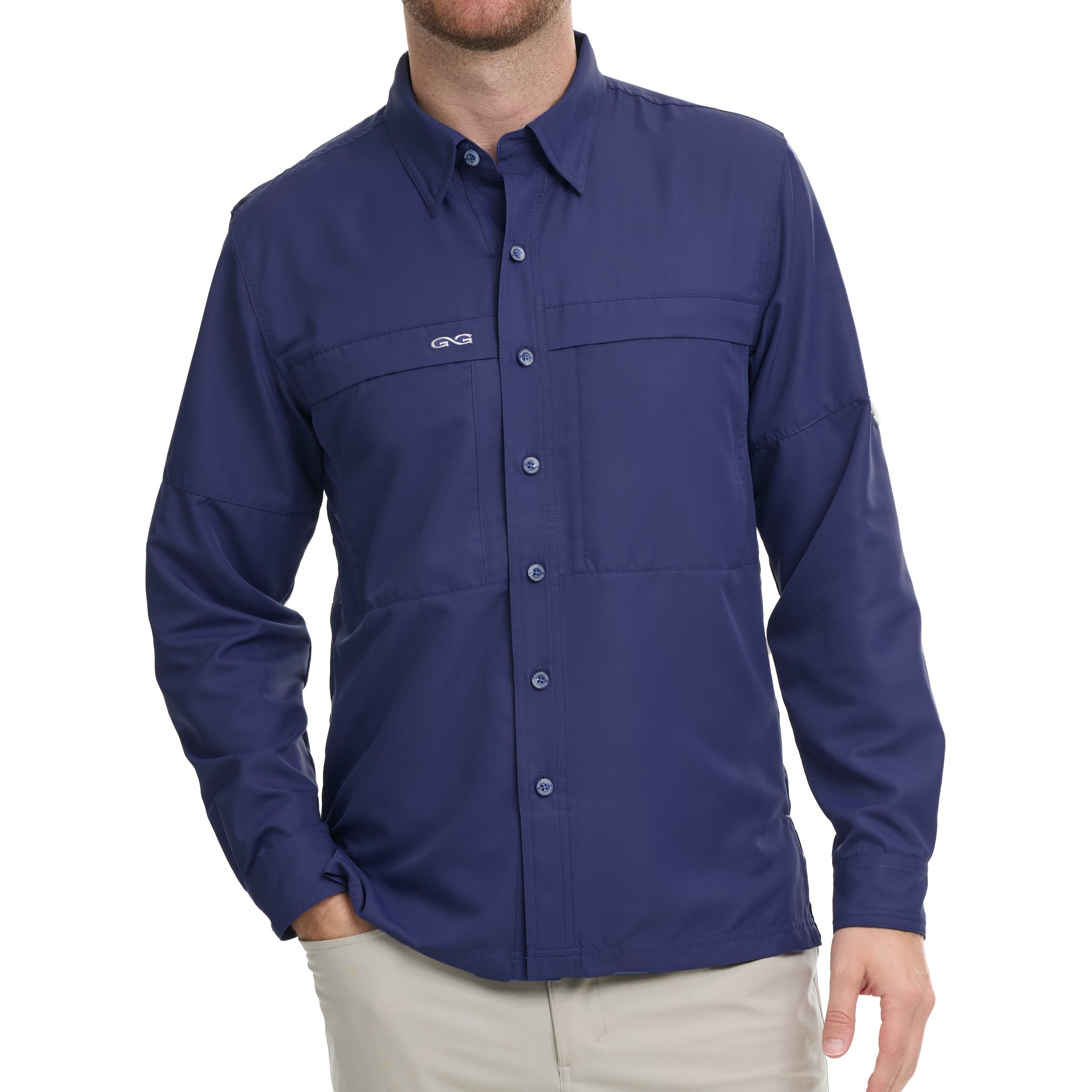 Indigo Explorer Shirt | Long Sleeve – Man Cave And Apparel