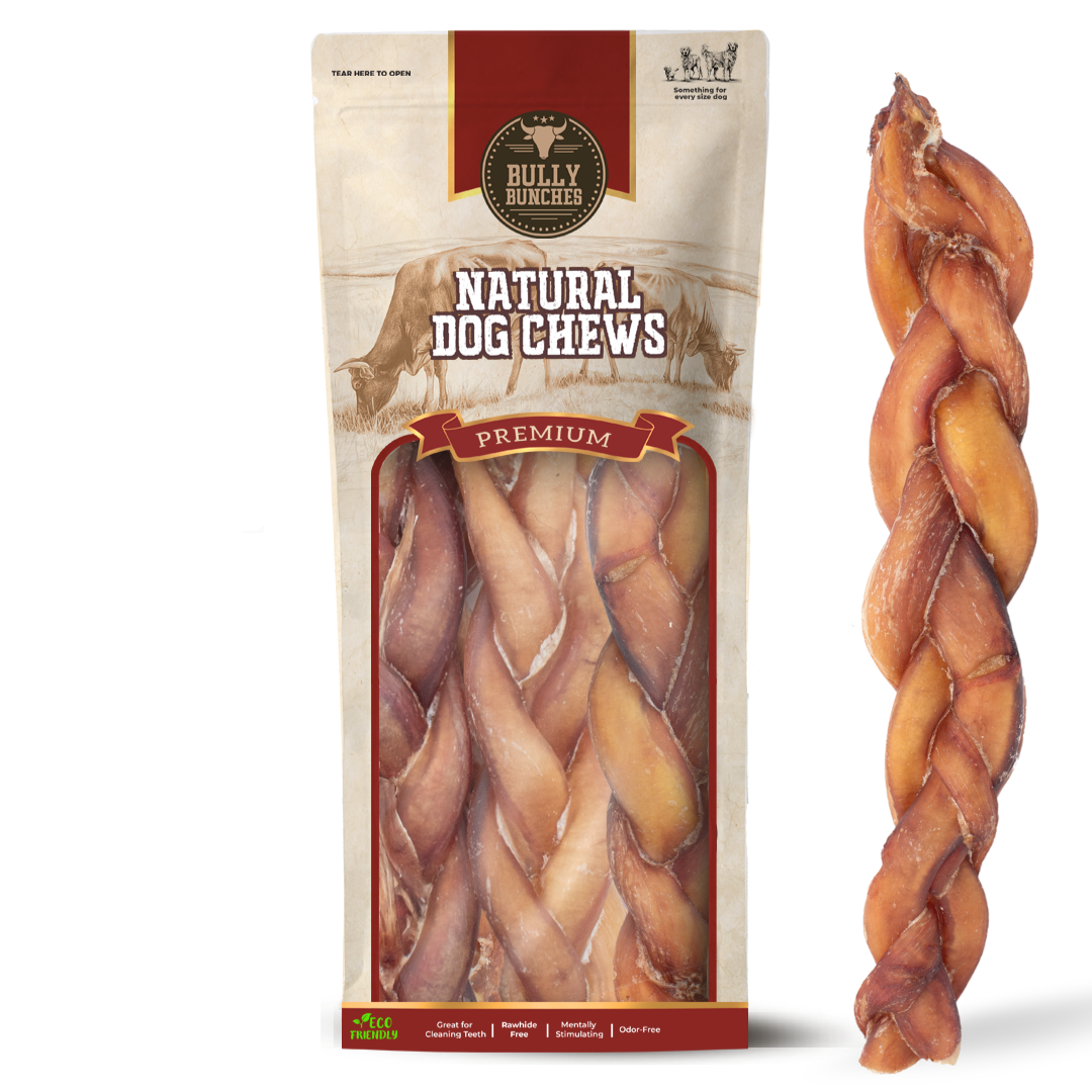 12 Inch Monster Braided Bully Stick – Man Cave And Apparel