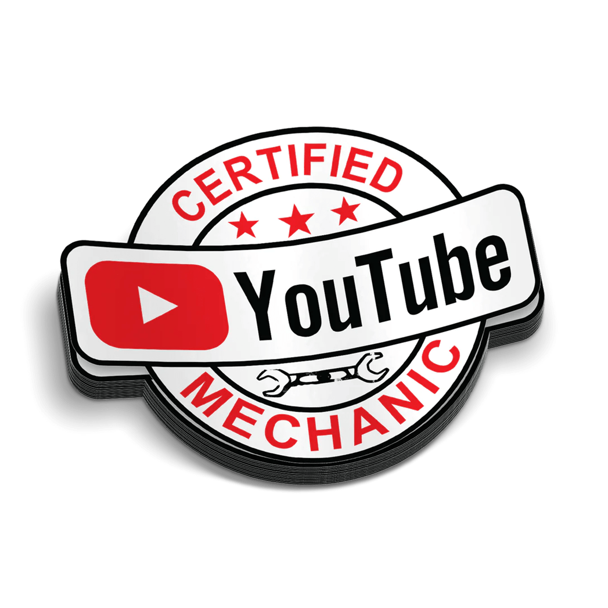 YT Mechanic Hard Hat Decal – Man Cave And Apparel