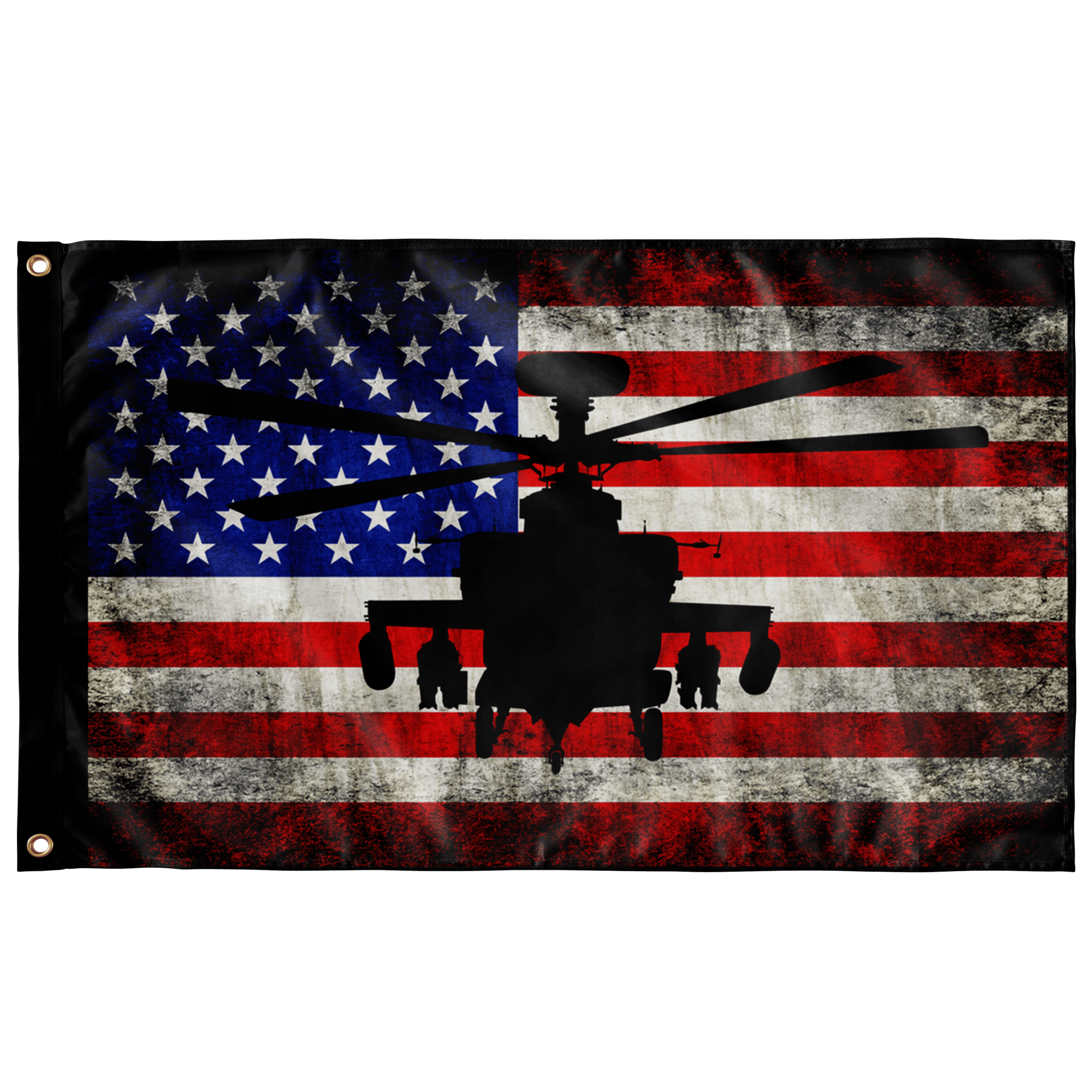 AH-64 Apache Wall Flag - 3x5 feet – Man Cave And Apparel
