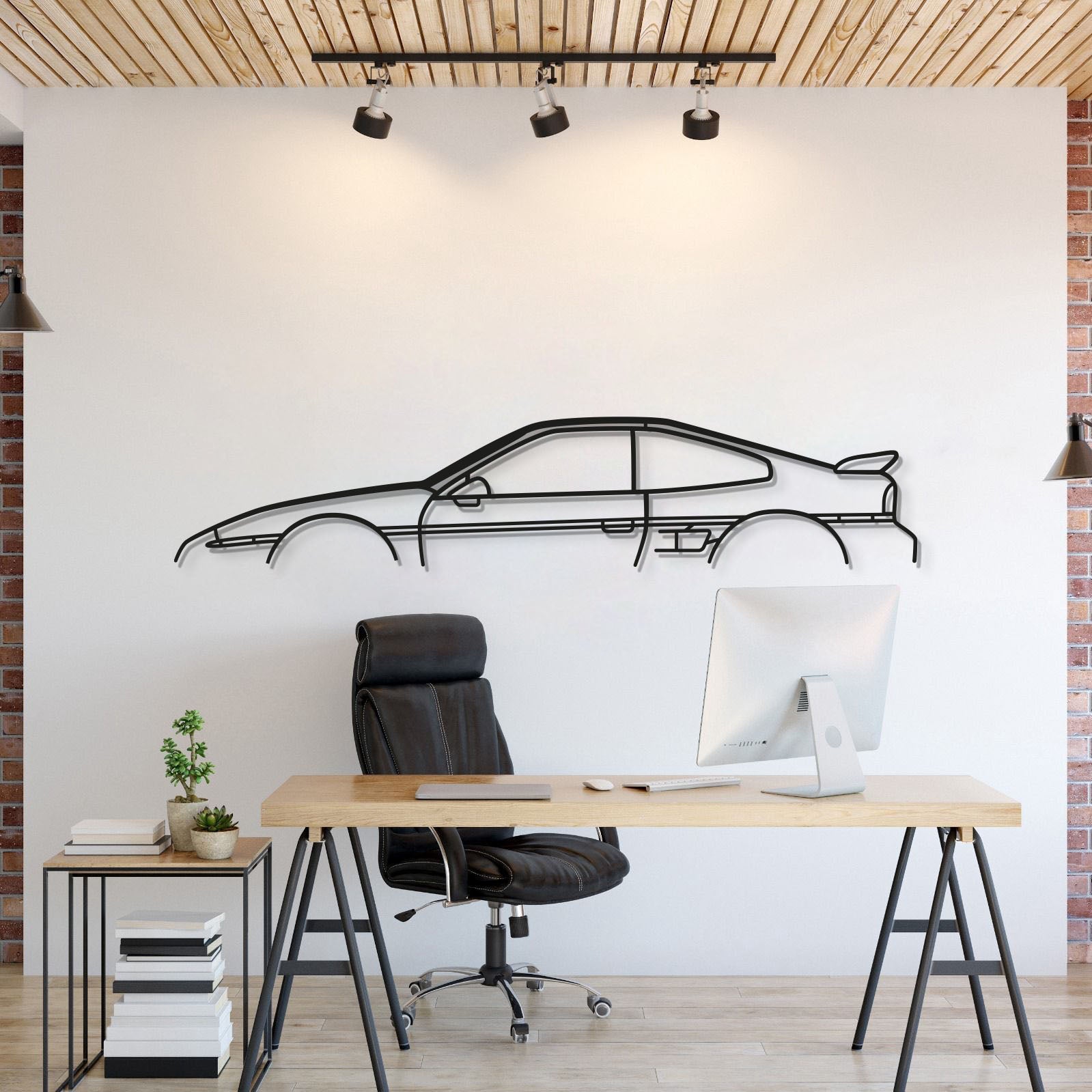 1987 Fiero Classic Metal Car Wall Art - MT0214 – Man Cave And Apparel