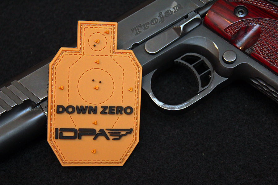 IDPA Down Zero Morale Patch – Man Cave And Apparel