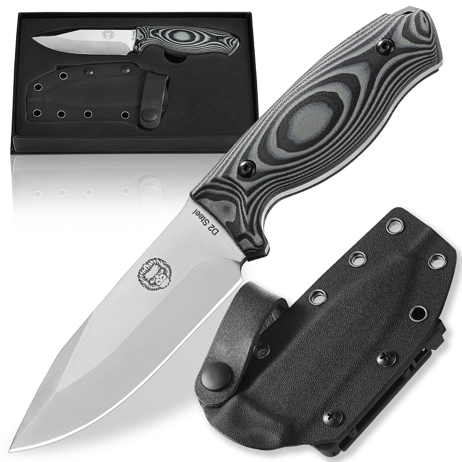 The Naked Silverback Survival Knife Giftset for Men – Man Cave And Apparel