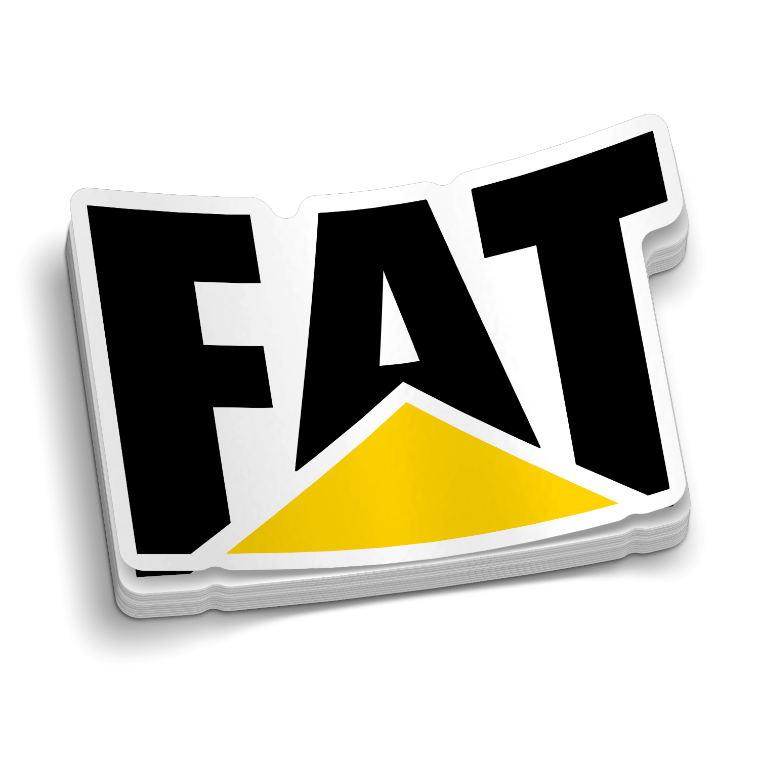 Fat - Hard Hat Decal – Man Cave And Apparel