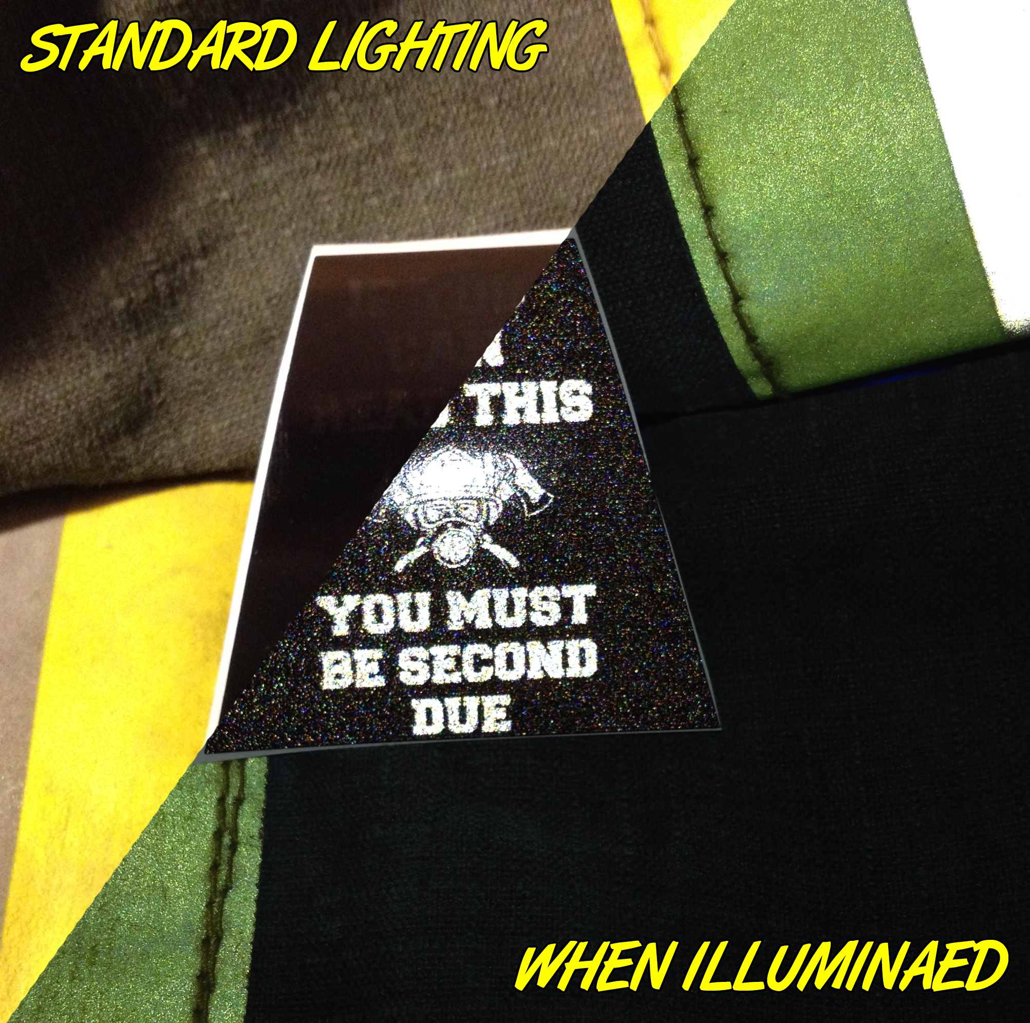 BLACKED OUT 2ND DUE REFLECTIVE HELMET (TET) TETRAHEDRON – Man Cave And ...