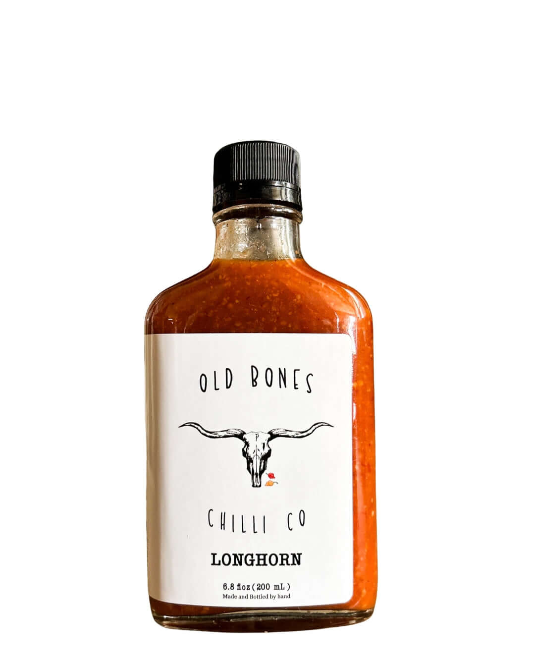 Longhorn Chili Sauce 200mL - 8 Award-Winning Hot Sauce | Old Bones ...