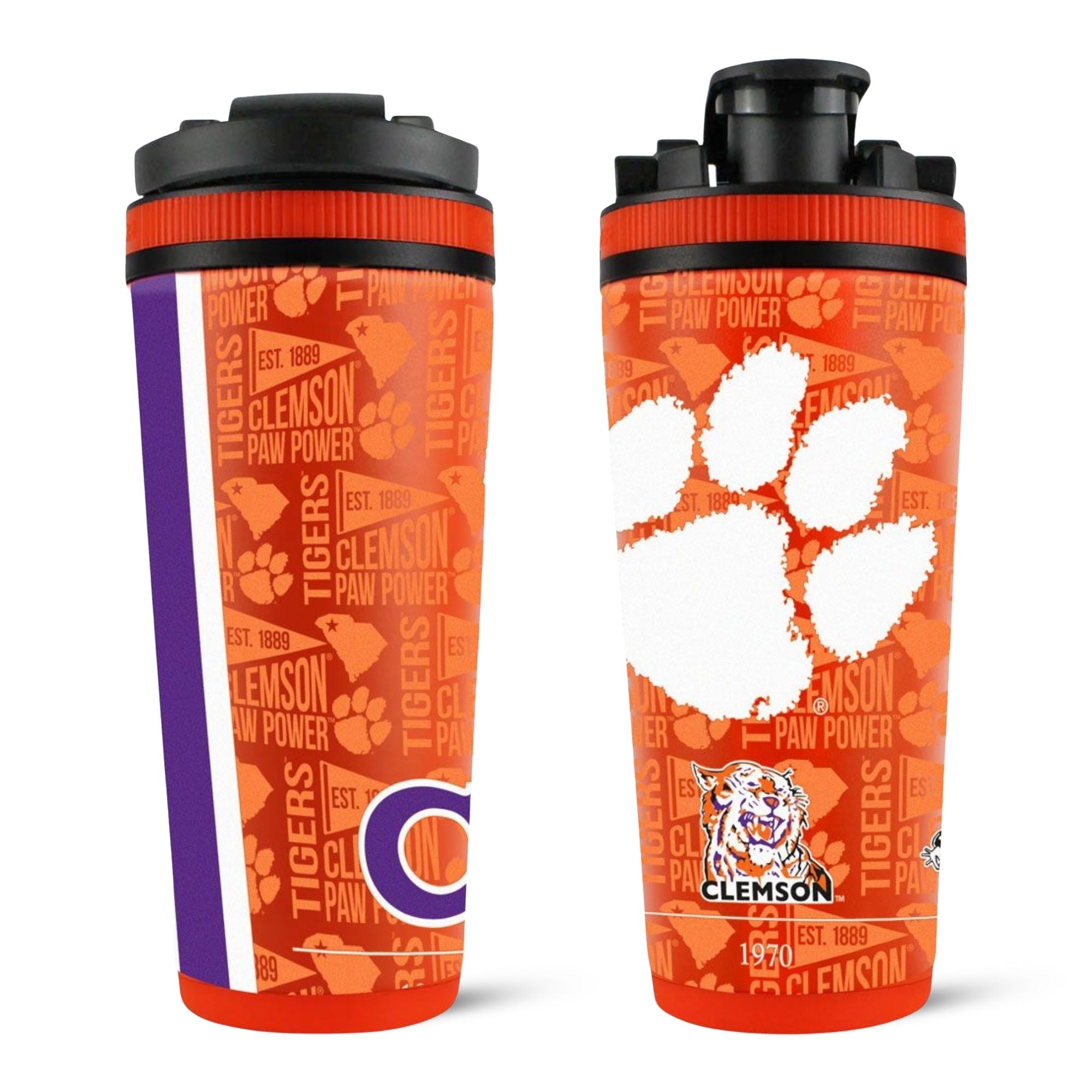The College Vault - Clemson Tigers 4D Ice Shaker – Man Cave And Apparel