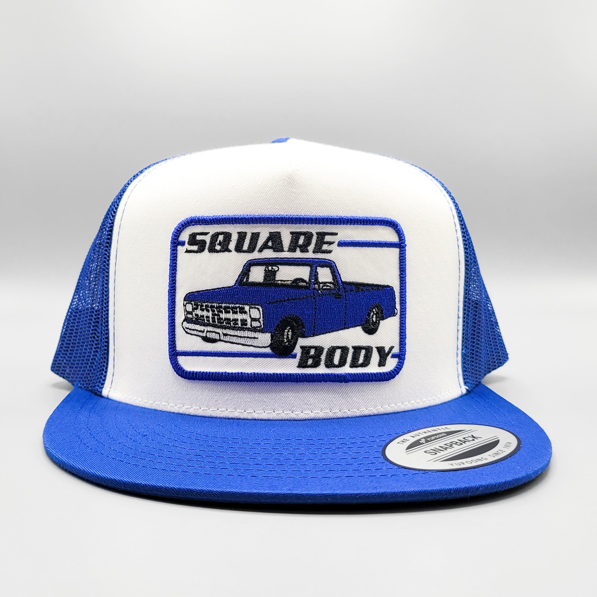 Square Body Ford, Chevy, GMC Dodge Ram Retro Trucker – Man Cave And Apparel