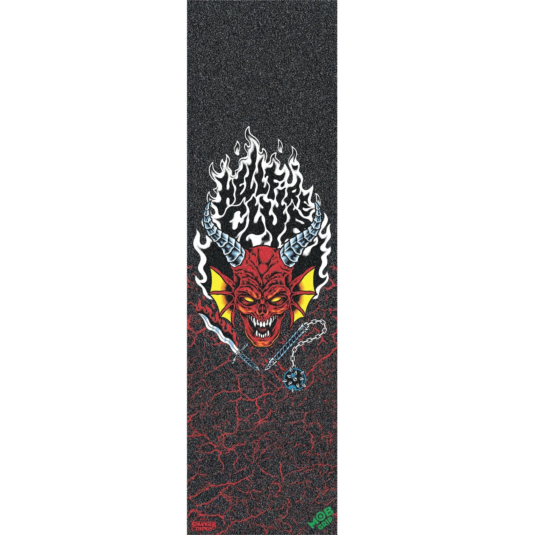 Mob x Stranger Things Hellfire Club Single Sheet Griptape - 9"x33 ...