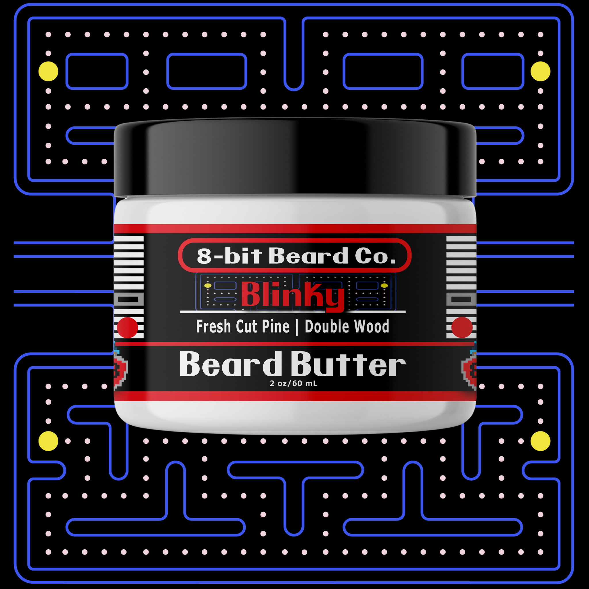 Blinky Beard Butter - Fresh Cut Pine & Double Wood | 8bit Beard Co ...