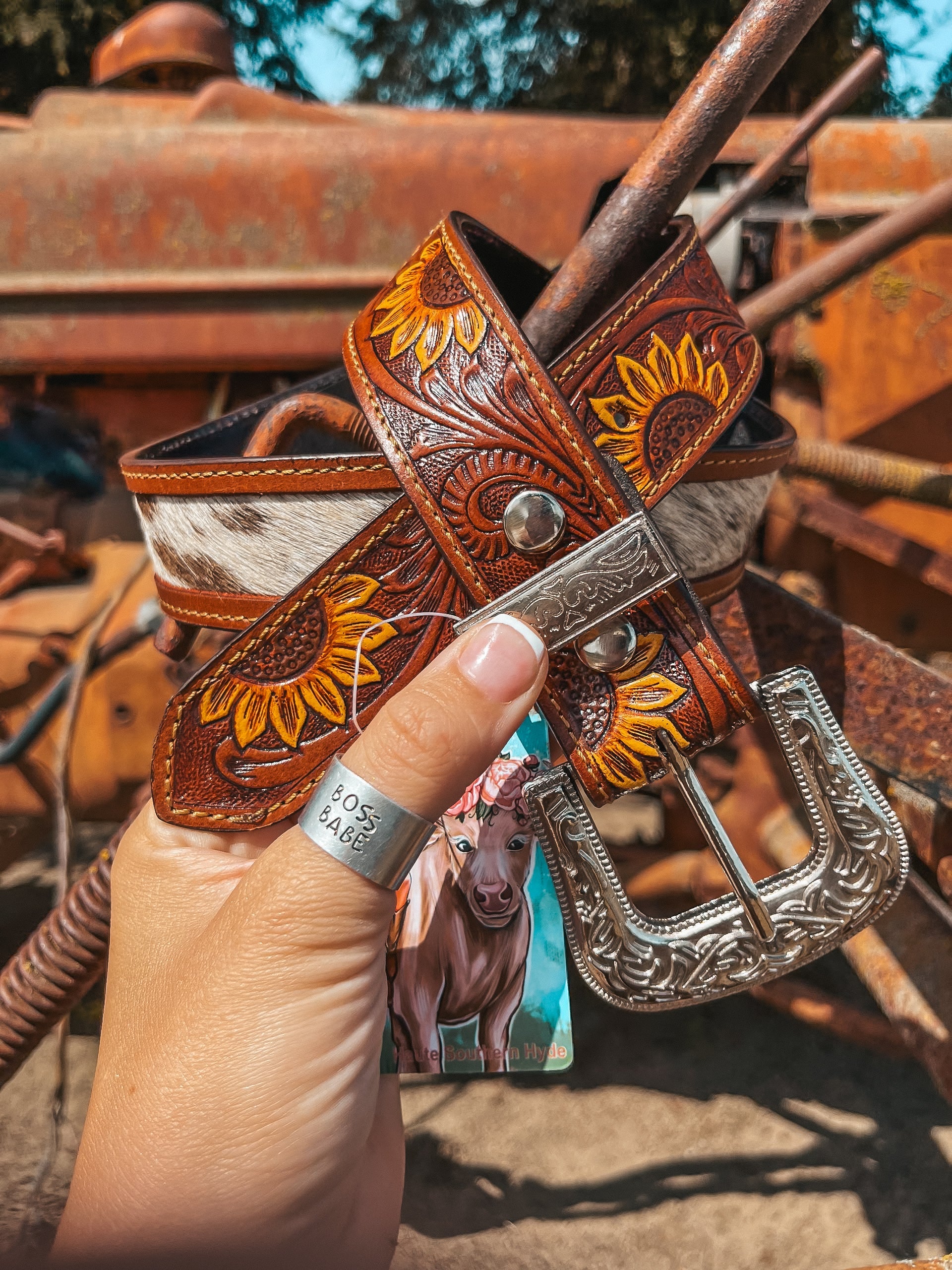 The Sunflower Belt a Haute Southern Hyde by Beth Marie Exclusive – Man ...