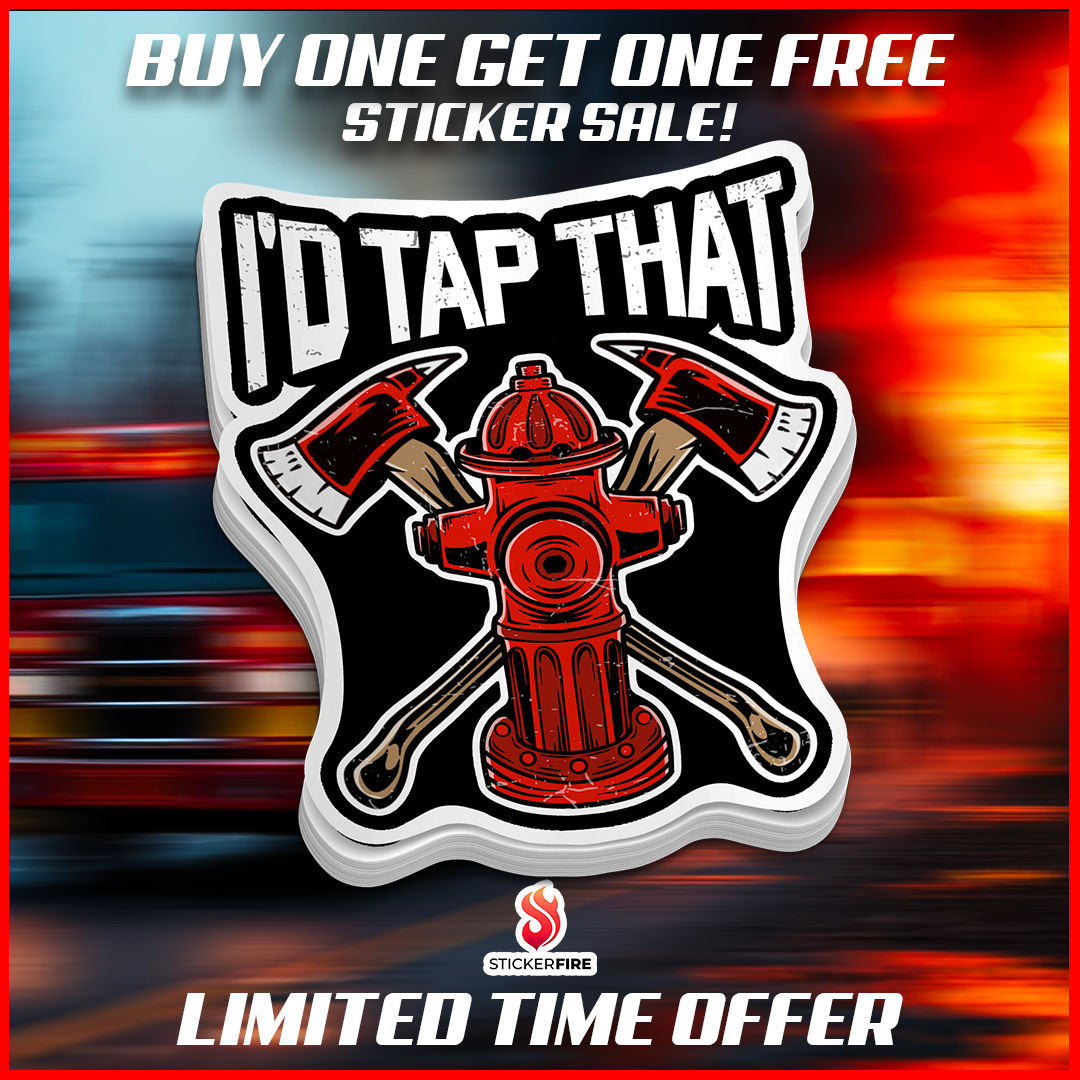 I'd Tap That Fire Hydrant v2 Sticker – Man Cave And Apparel