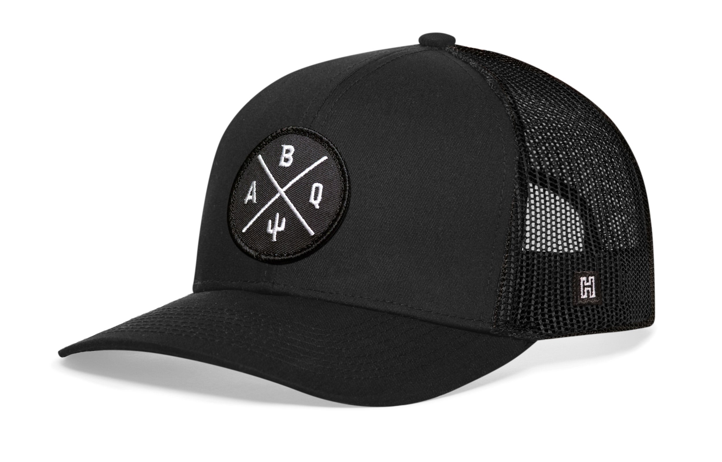 Albuquerque Trucker Hat | Black ABQ X Snapback – Man Cave And Apparel