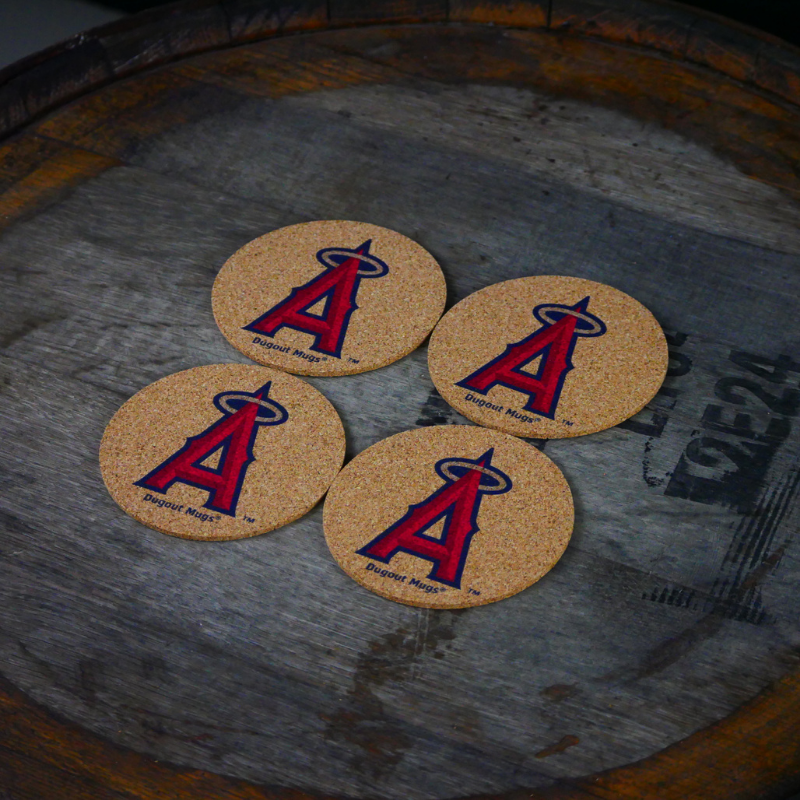 Los Angeles Angels Dugout Mugs® Cork Coasters – Man Cave And Apparel