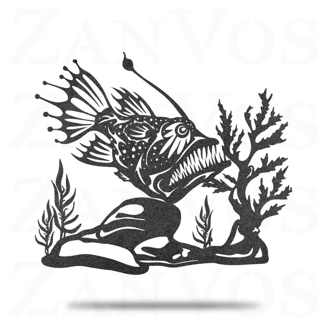 Angler Fish Scene – Man Cave And Apparel