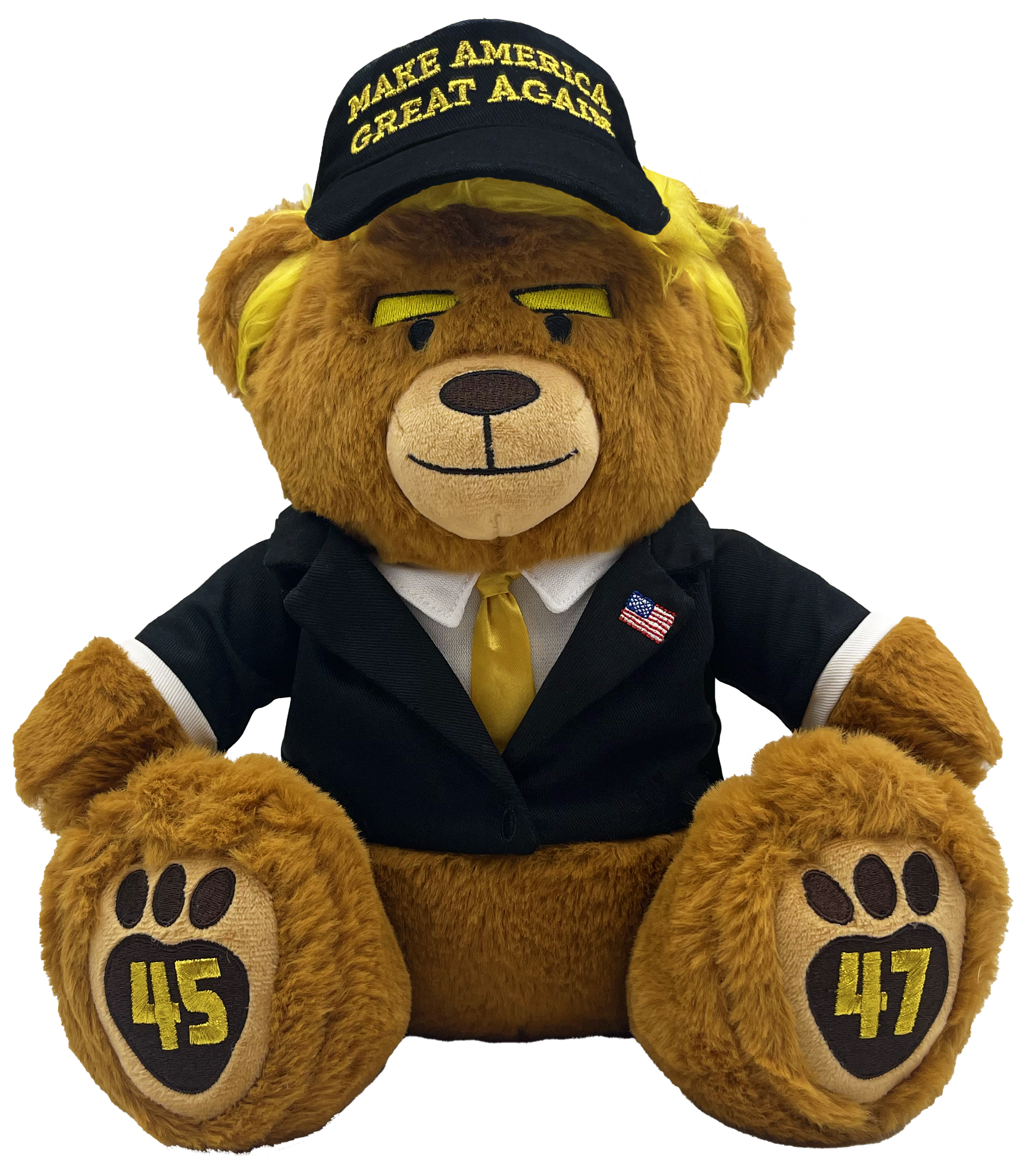 Black & Gold MAGA Bear – Man Cave And Apparel