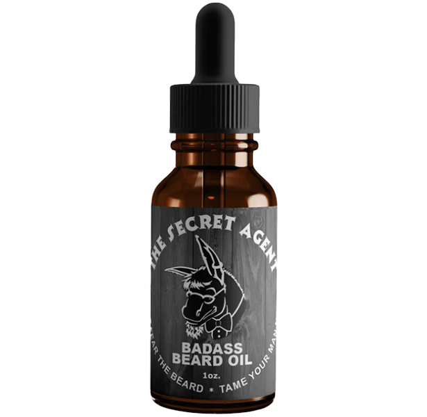 The Secret Agent Beard Oil – Man Cave And Apparel