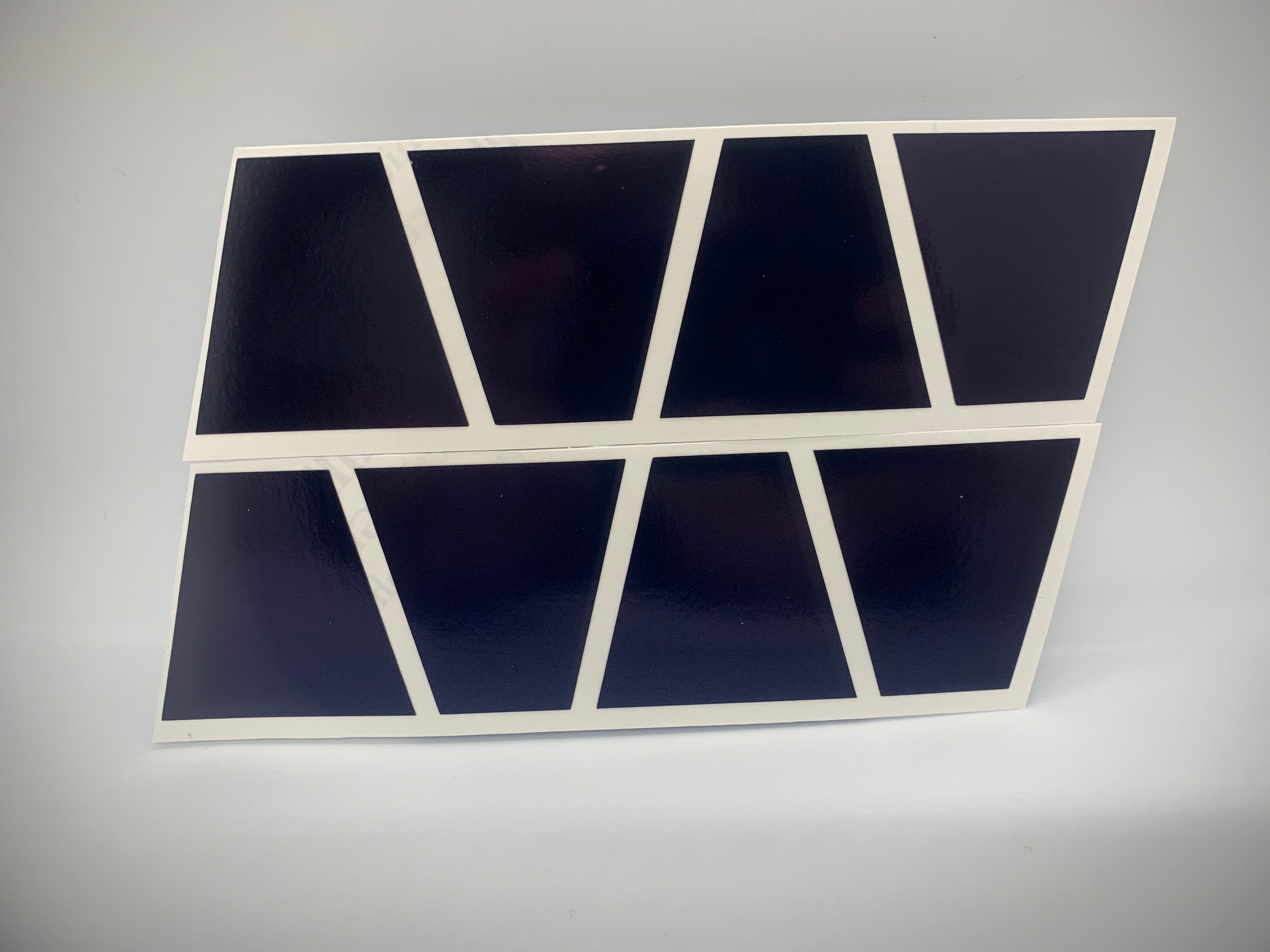 BLACKED OUT BLUE REFLECTIVE HELMET (TET) TETRAHEDRON 8 PACK – Man Cave ...