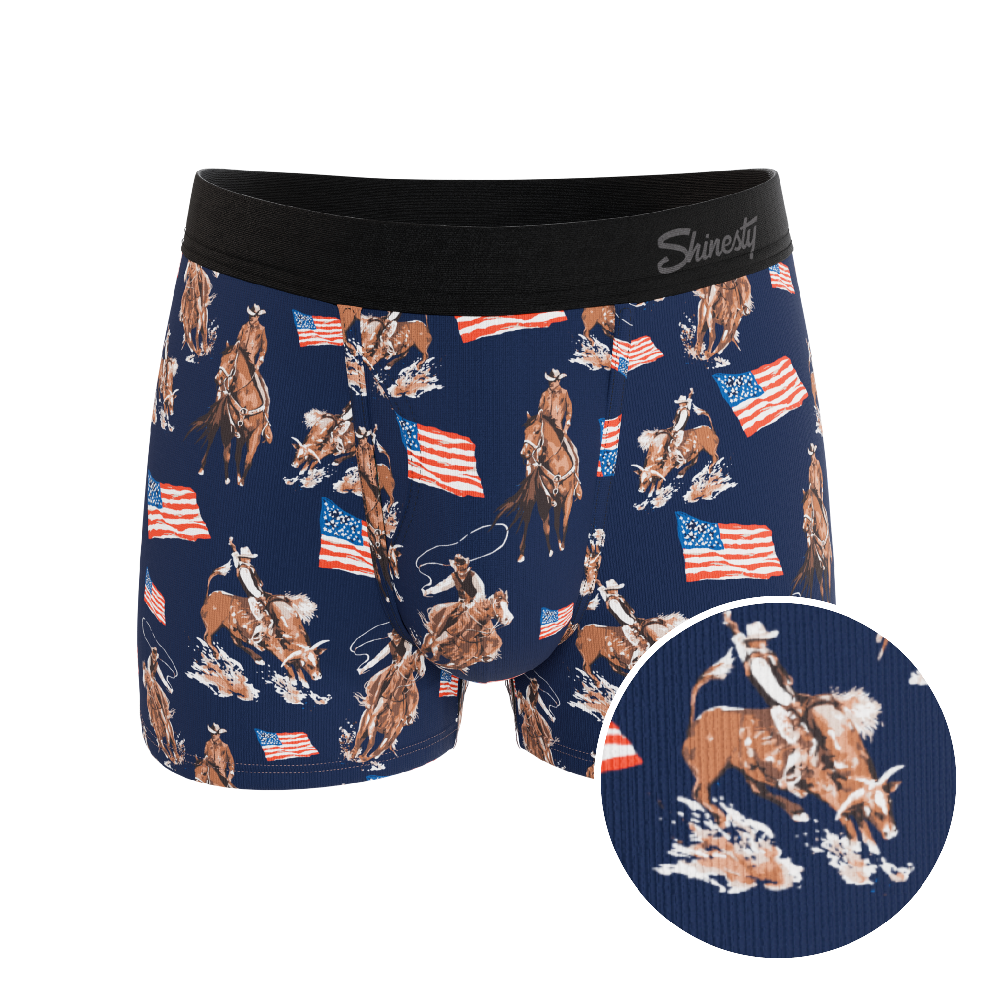 The Bootstraps & Chaps | Americana Cowboy Ball Hammock® Pouch Trunks U ...