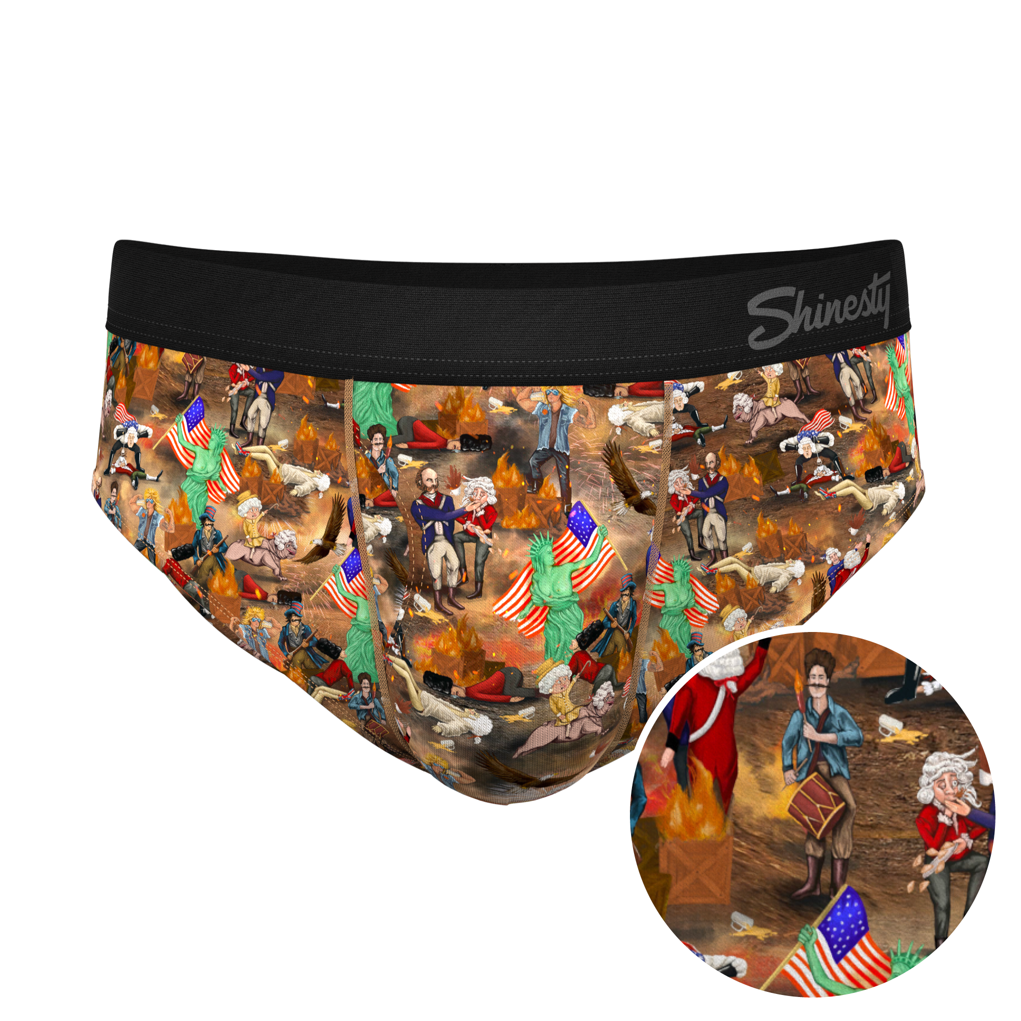 The Boston Tea Bag Party | Patriotic Ball Hammock® Pouch Underwear Bri ...