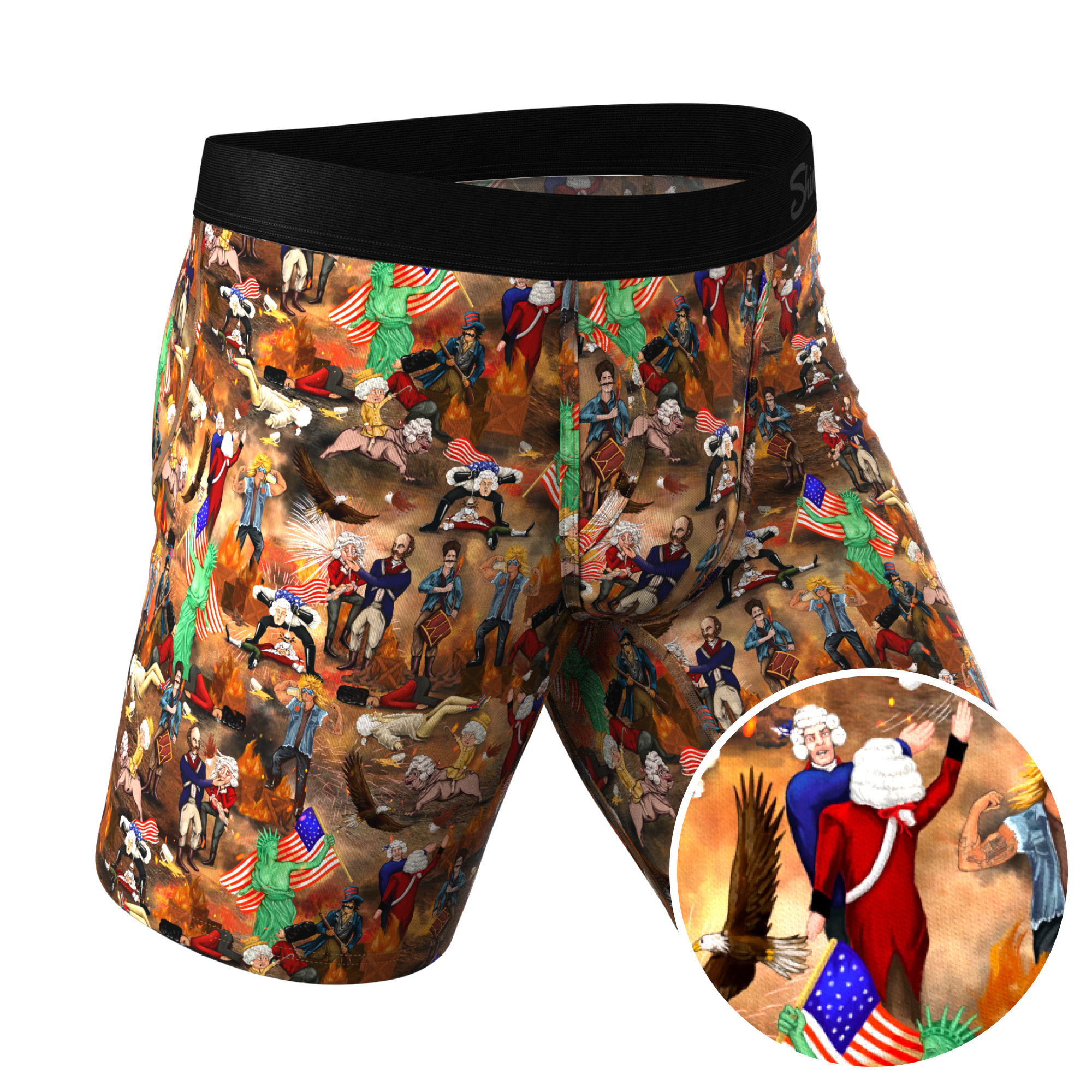 The Boston Tea Bag Party | Patriotic Long Leg Ball Hammock® Pouch Unde ...