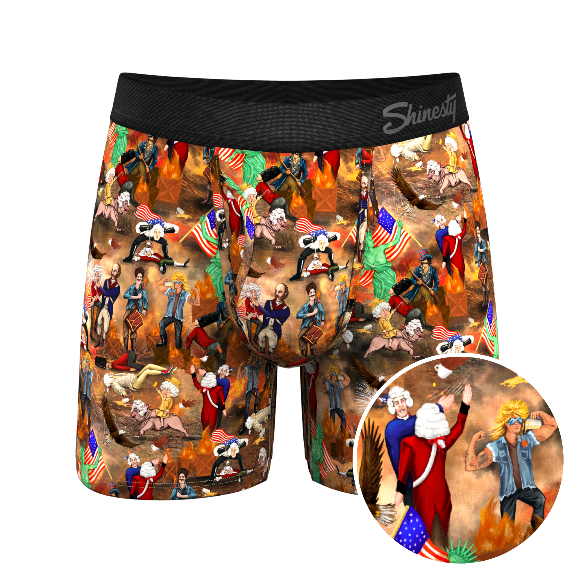 The Boston Tea Bag Party | Patriotic Ball Hammock® Pouch Underwear Wit ...