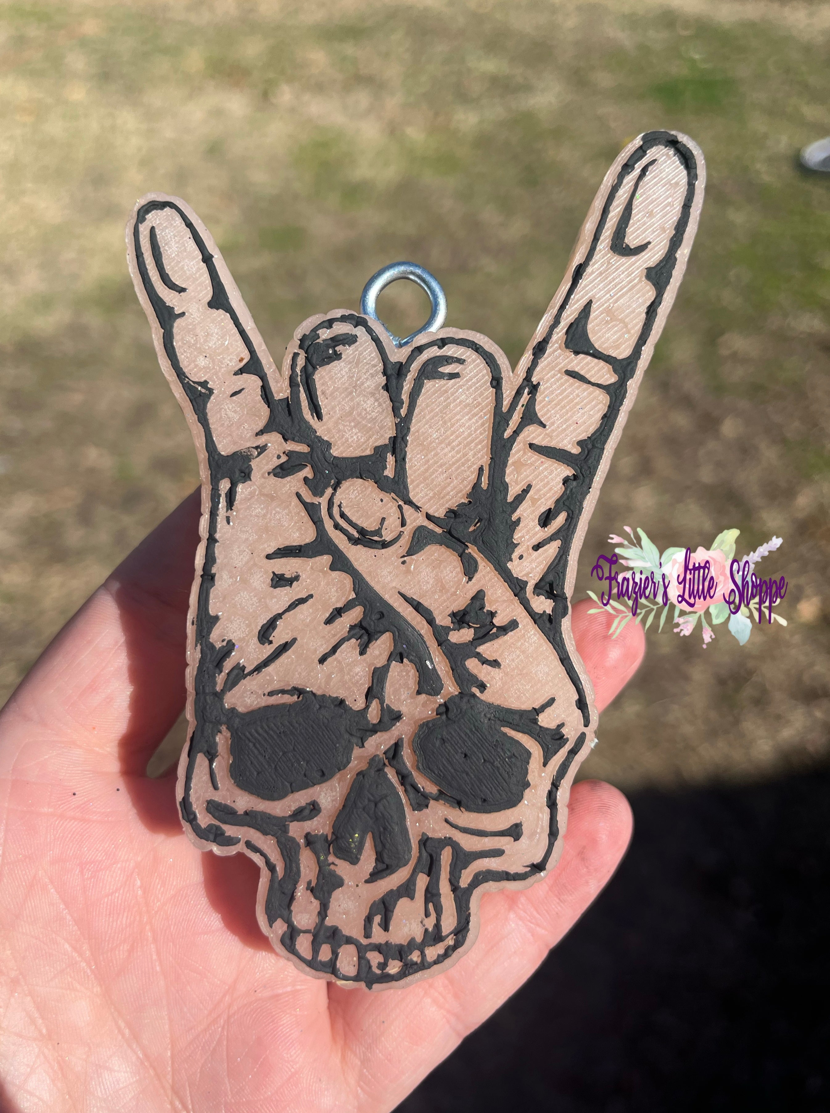 {Skull rocker horns} All Freshie Sizes – Man Cave And Apparel