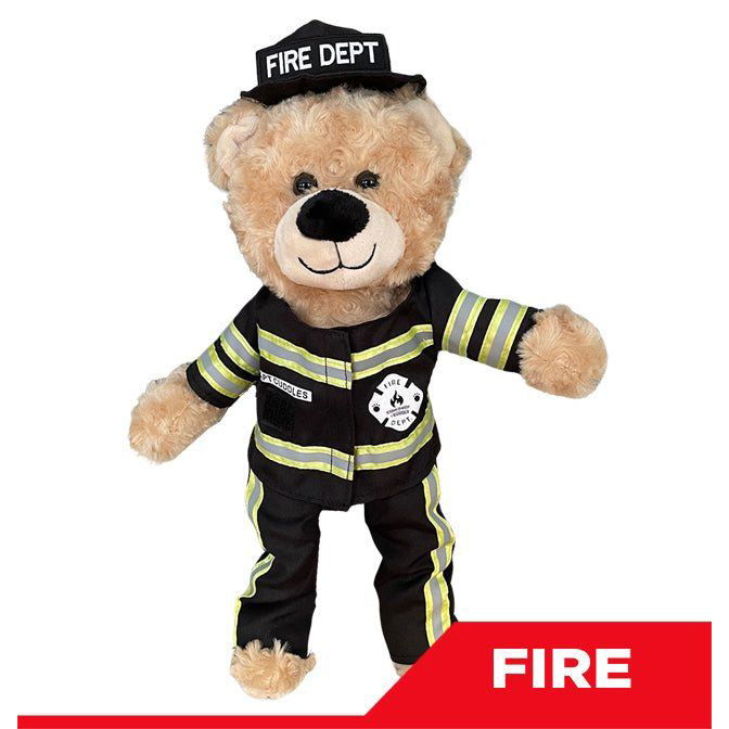 Capt Cuddles Firefighter Teddy Bear - Plush Toy for Kids | ZZZ BEARS ...