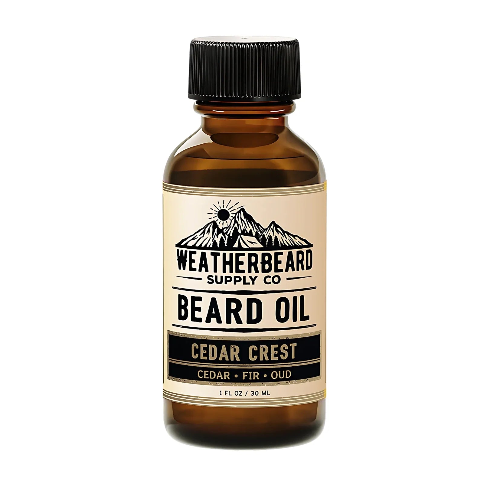 Cedar Crest Beard Oil - Cedar, Fir, Oud – Man Cave And Apparel