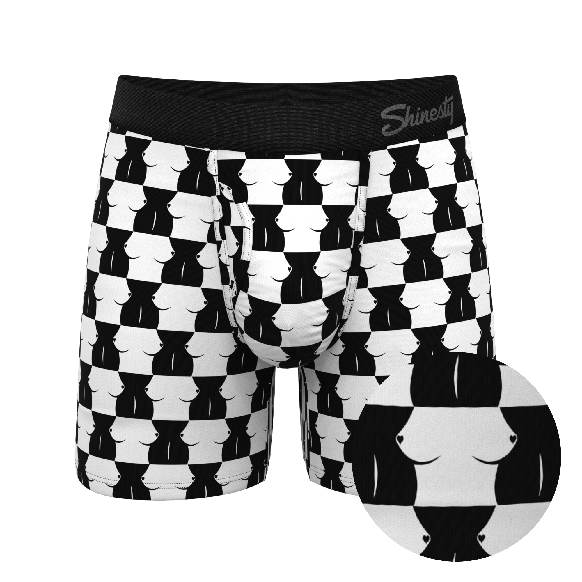 The Chest Mate | Checkered Ball Hammock® Pouch Underwear With Fly – Man ...