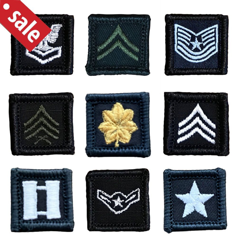 Custom Military Rank Patches - ZZZ BEARS | Man Cave And Apparel