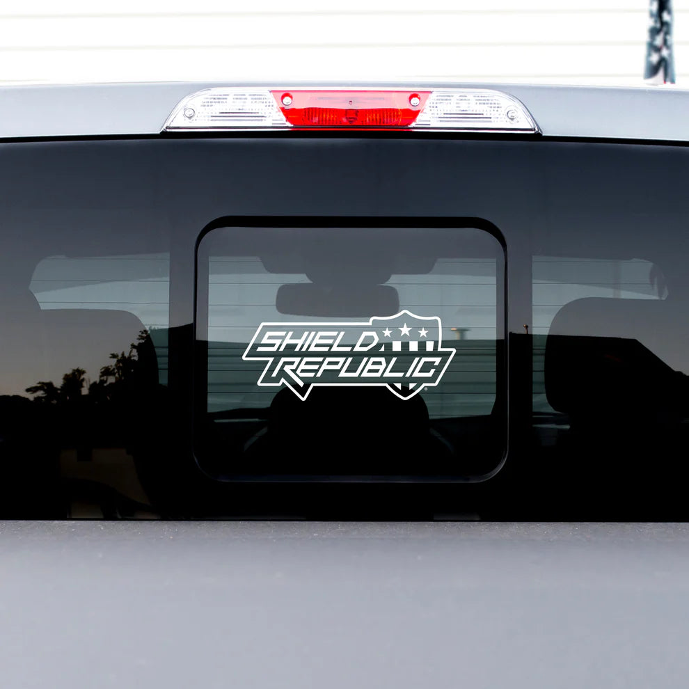 SR Stacked Logo Vinyl Transfer Decal 12”x5” – Man Cave And Apparel
