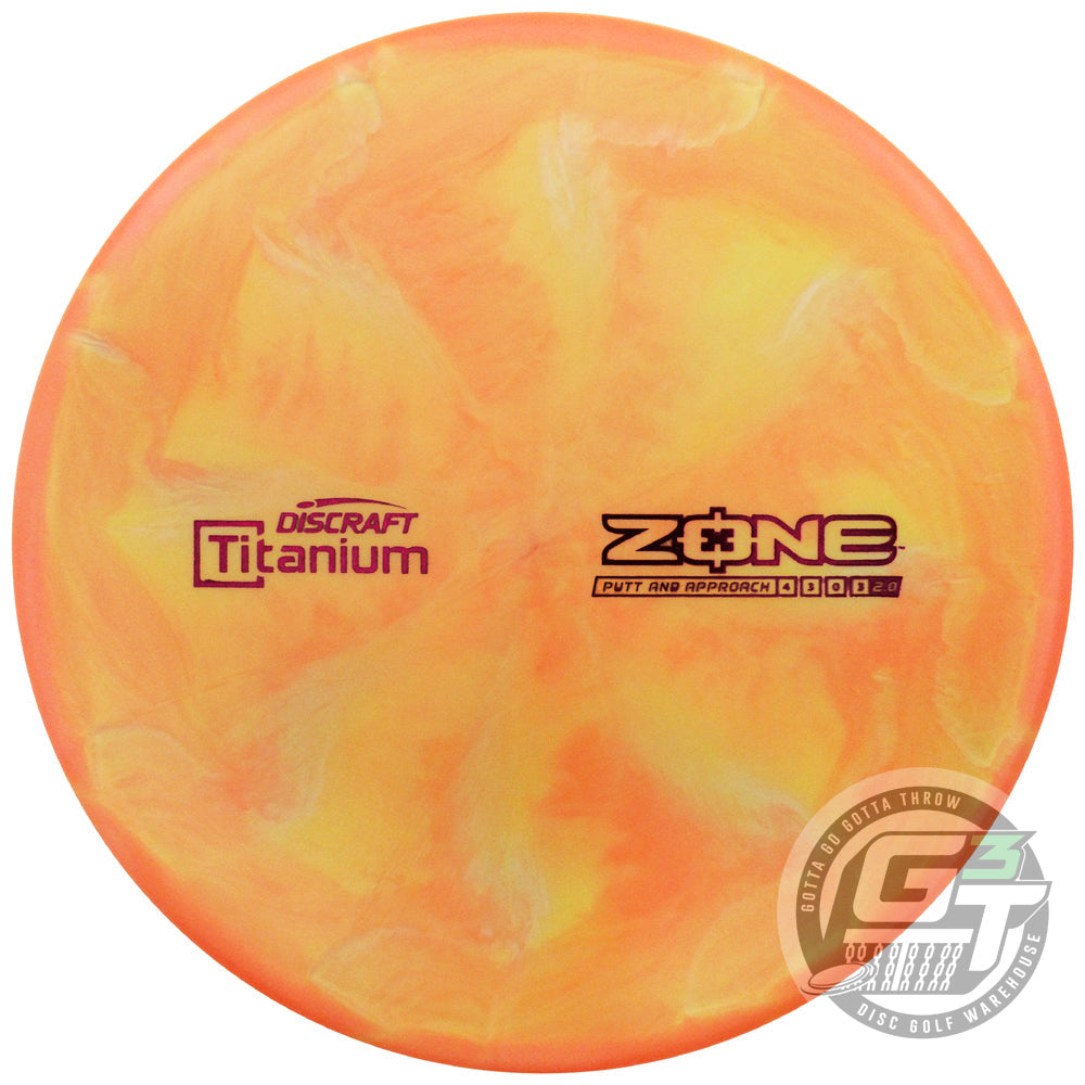 Discraft Titanium Zone Putter Golf Disc – Man Cave And Apparel