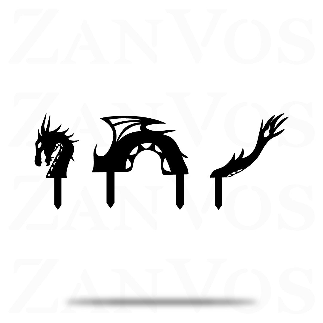 Dragon Yard Stakes – Man Cave And Apparel