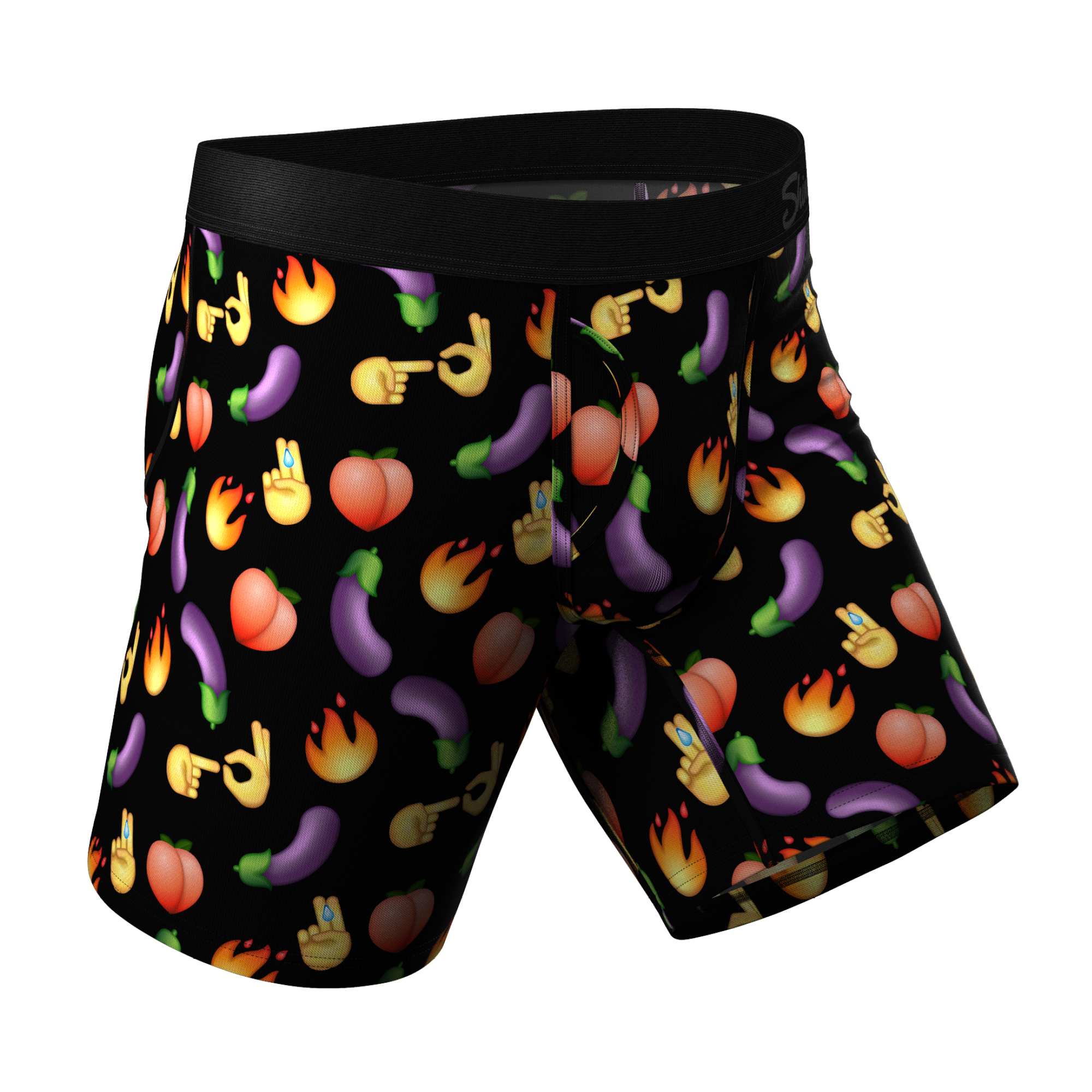 The Emoji After Party | Emoji Long Leg Ball Hammock® Pouch Underwear W ...