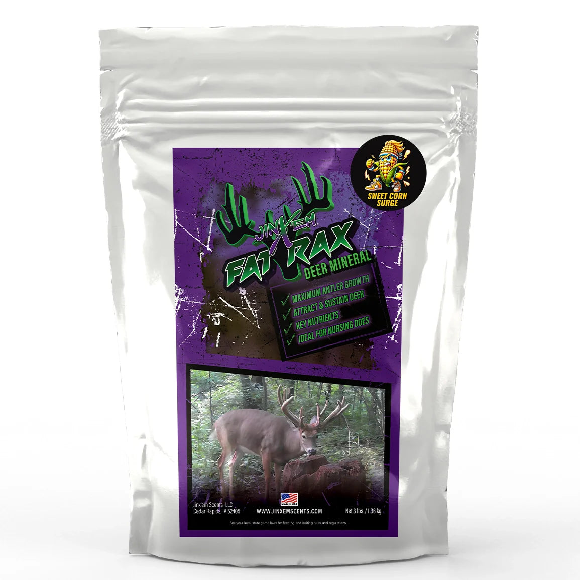 Fat Rax Deer Mineral - Sweet Corn Surge – Man Cave And Apparel