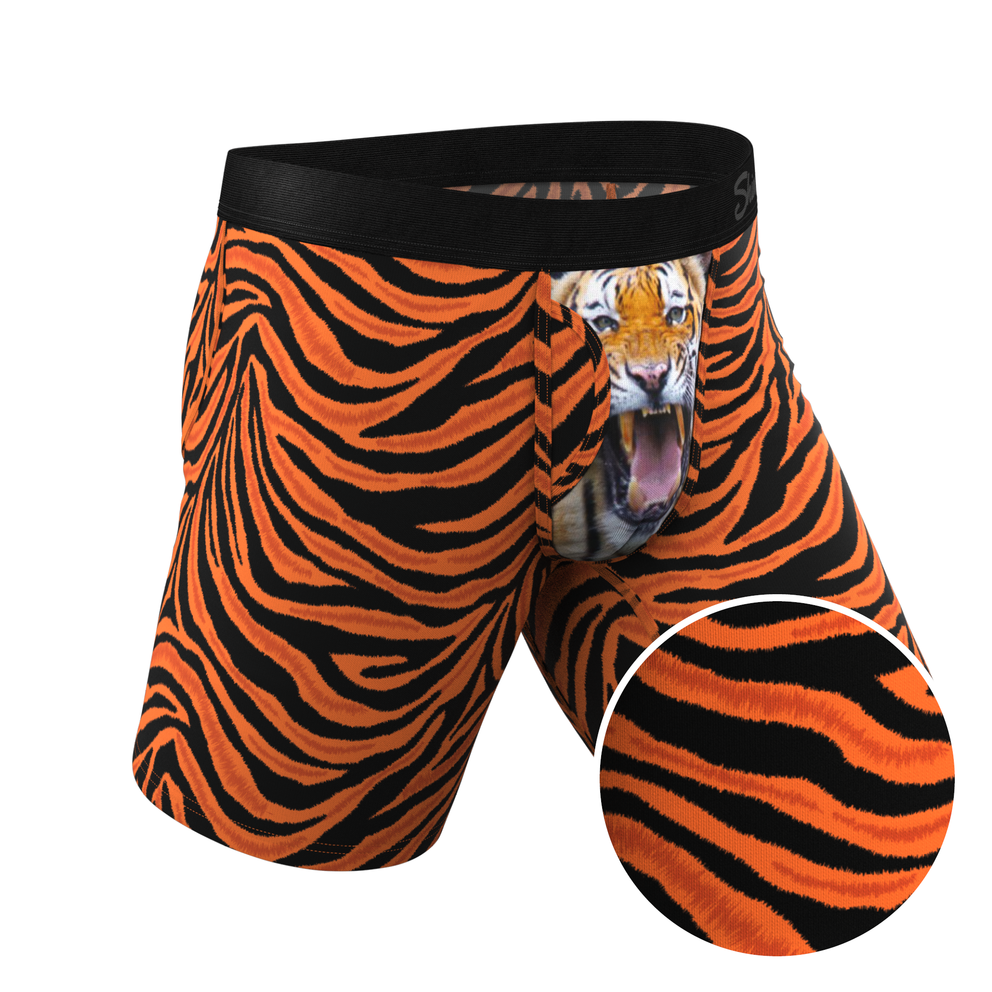 The Feral Feline | Tiger Print Long Leg Ball Hammock® Pouch Underwear ...