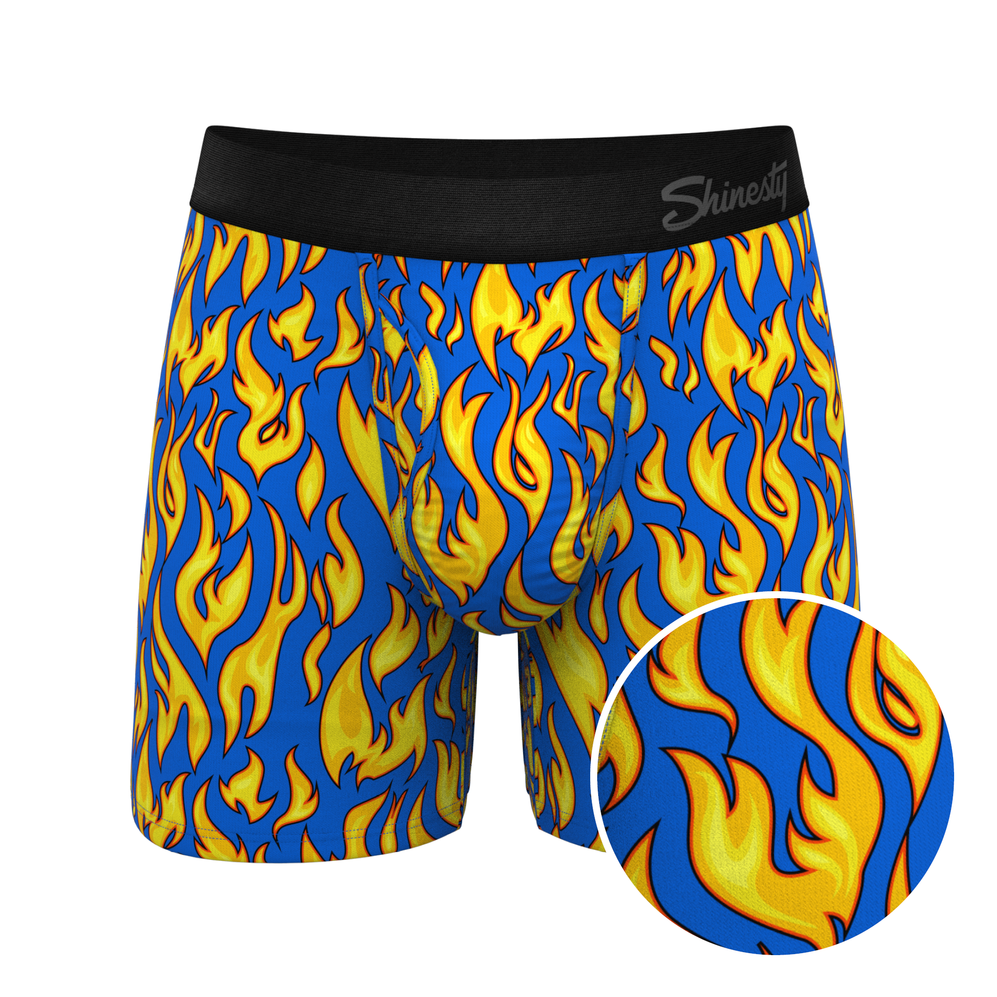 The Fire Crotch | Flames Ball Hammock® Pouch Underwear With Fly – Man ...