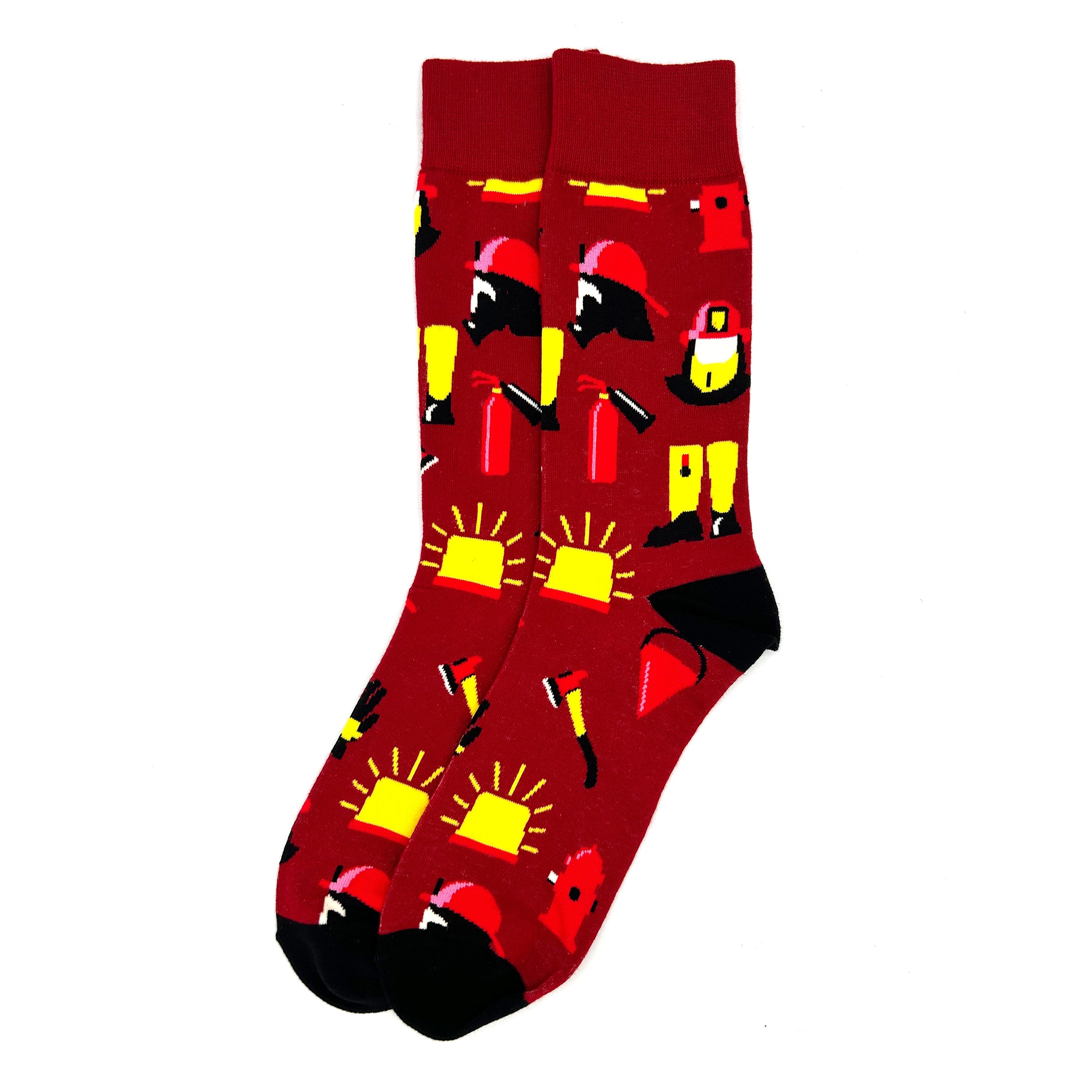 Firefighter Novelty Socks – Man Cave And Apparel