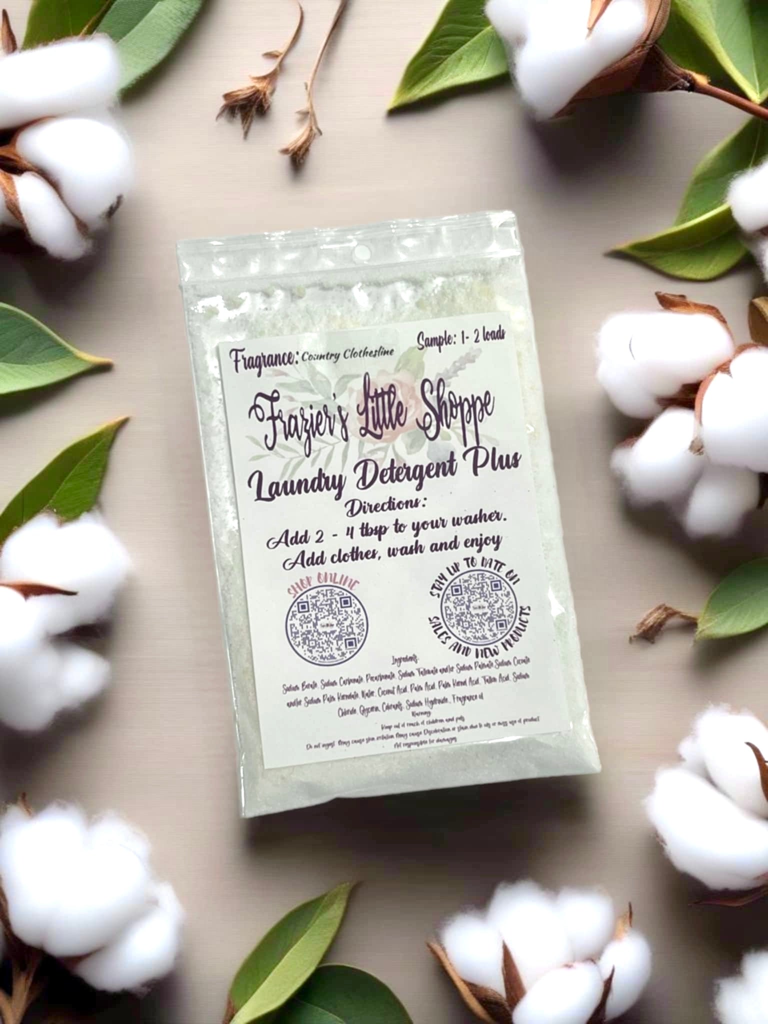 Sample Laundry detergent plus – Man Cave And Apparel