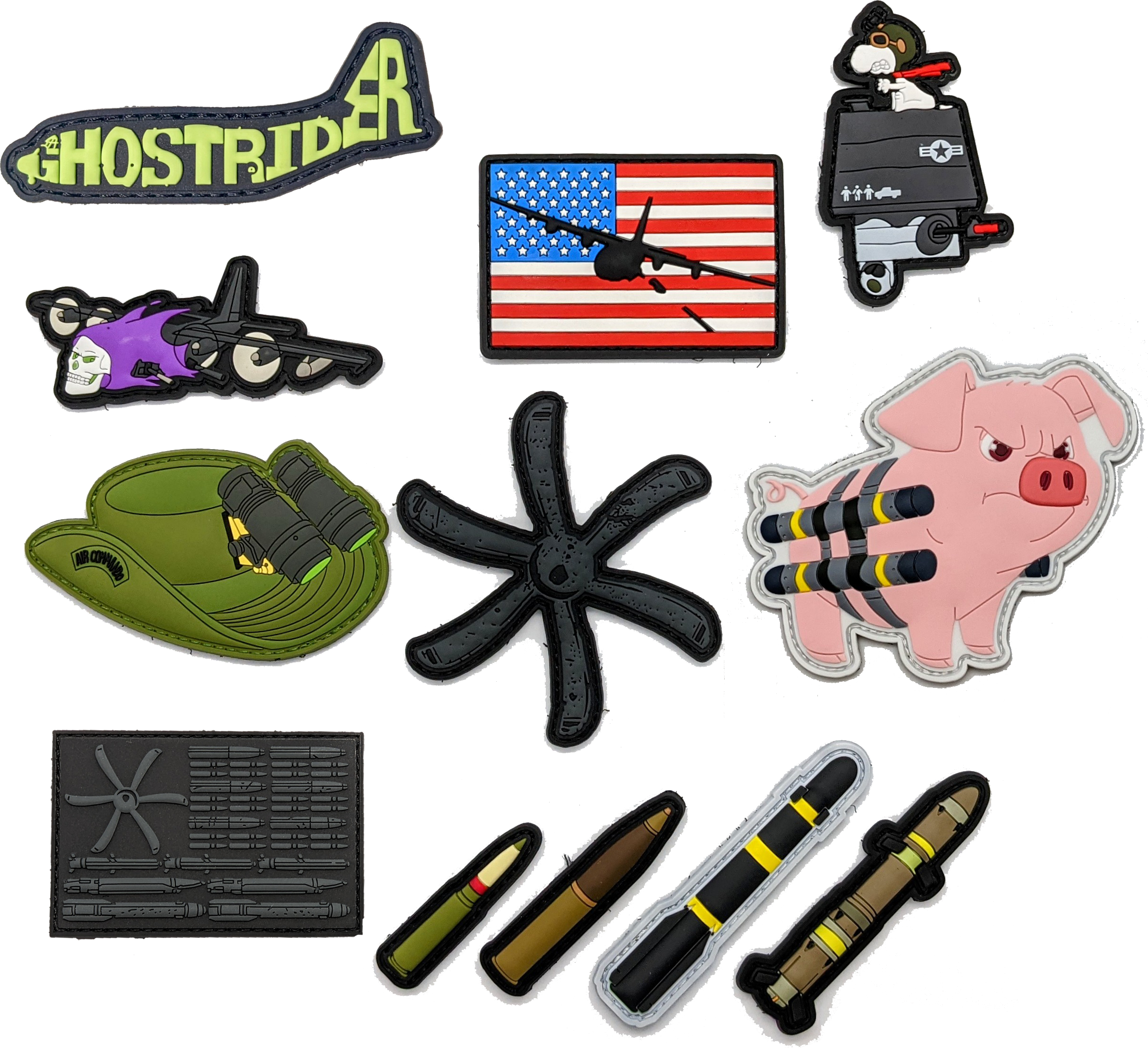 AC-130 Gunship Patch Bundles – Man Cave And Apparel