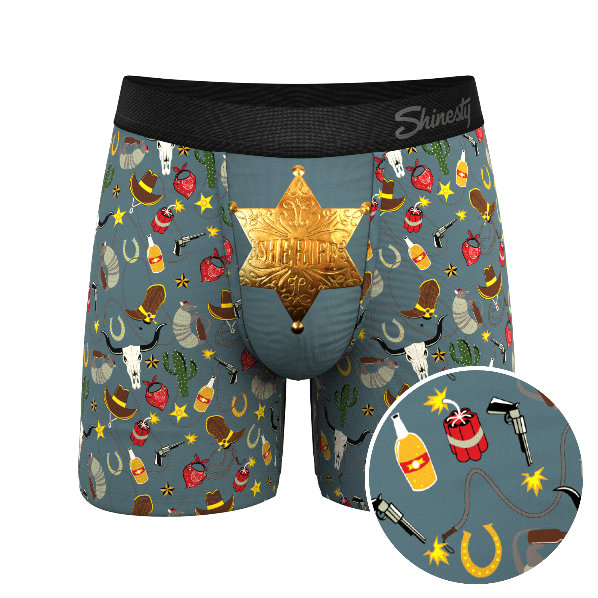 The Giddy Up | Sheriff Badge Ball Hammock® Pouch Underwear – Man Cave ...