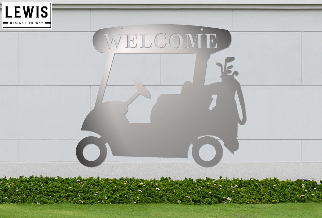 Golf Cart Welcome Sign – Man Cave And Apparel