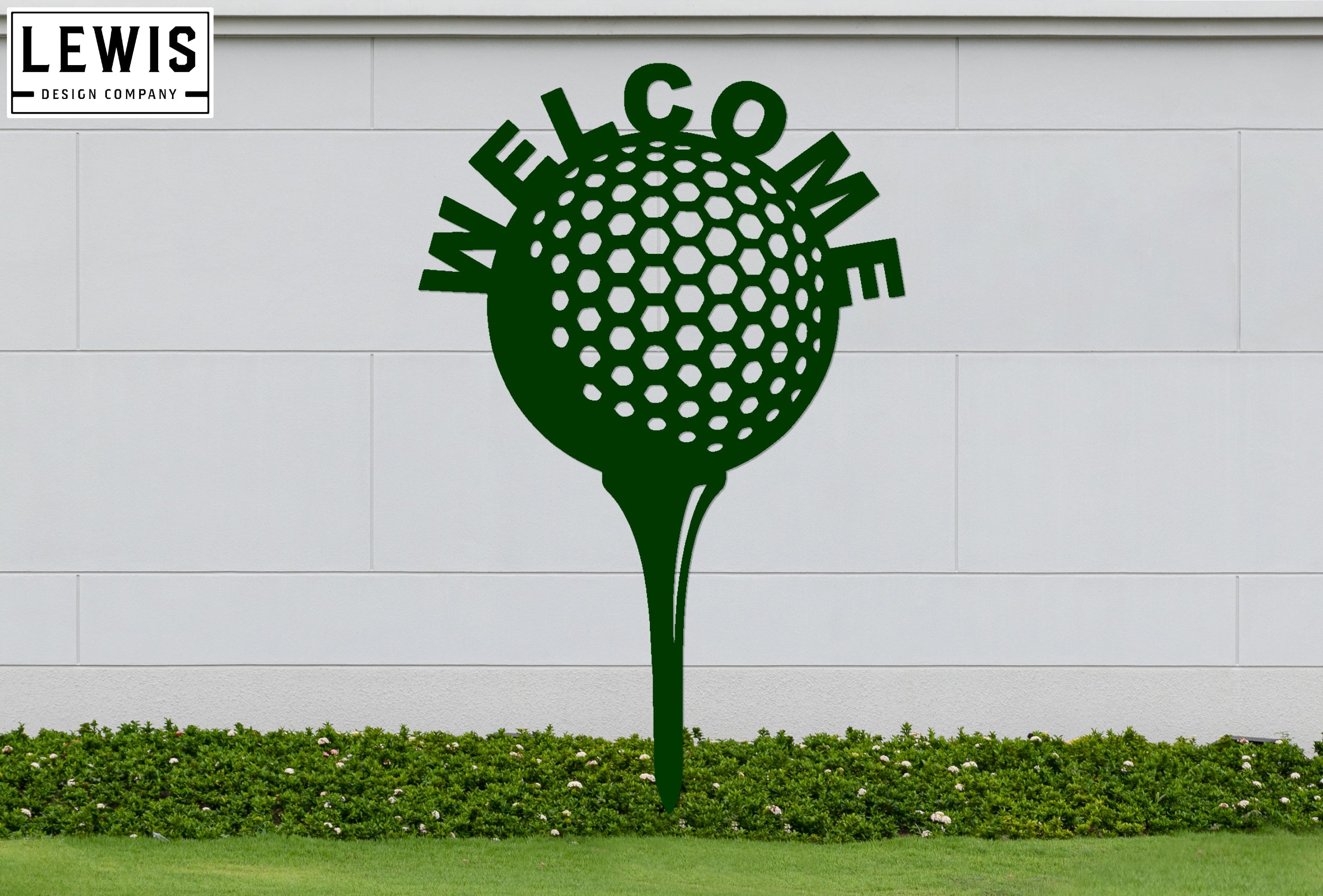 Golf Ball and Tee Welcome Sign – Man Cave And Apparel