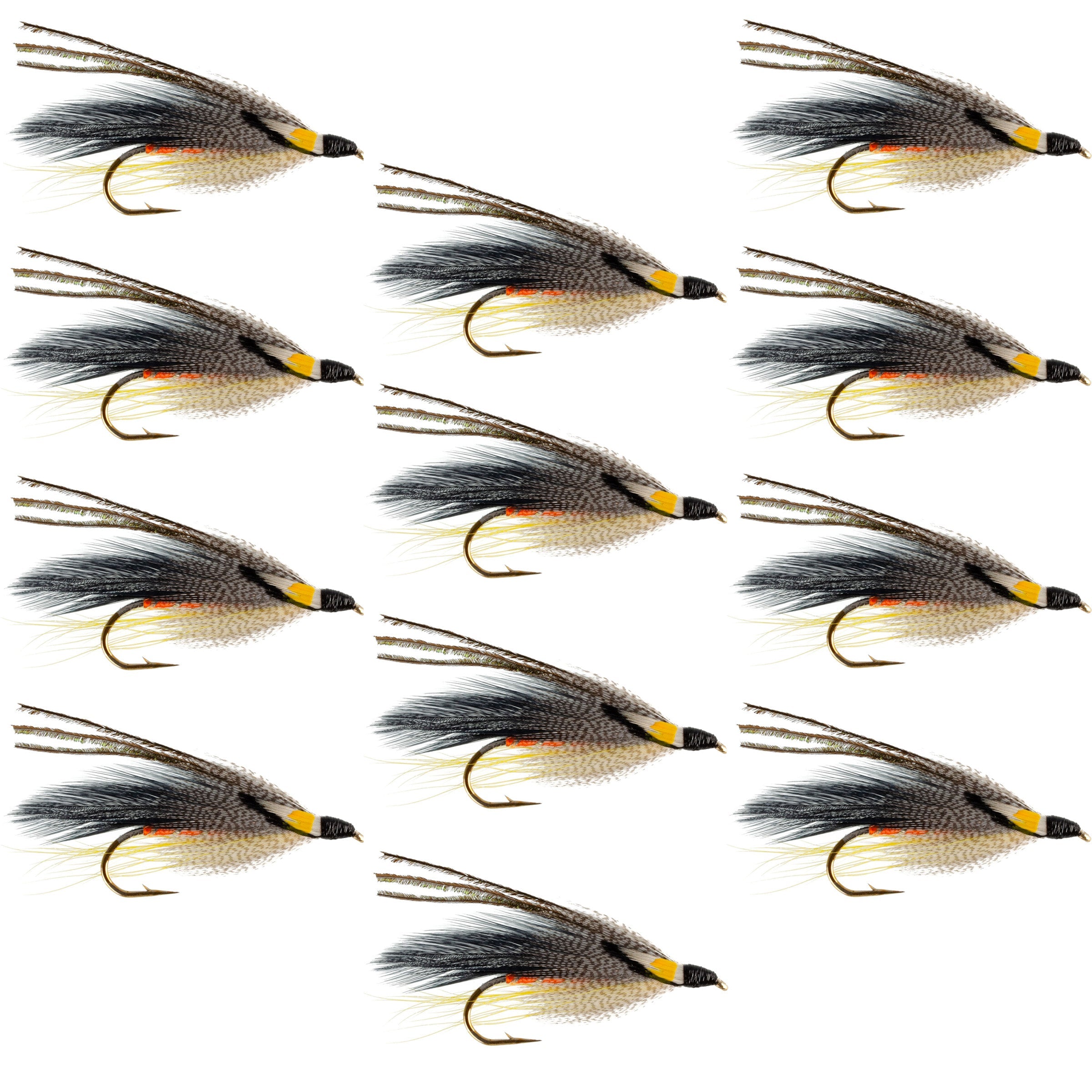 Gray Ghost Classic Streamer Flies - Set of 12 - Hook Size 4 – Man Cave ...